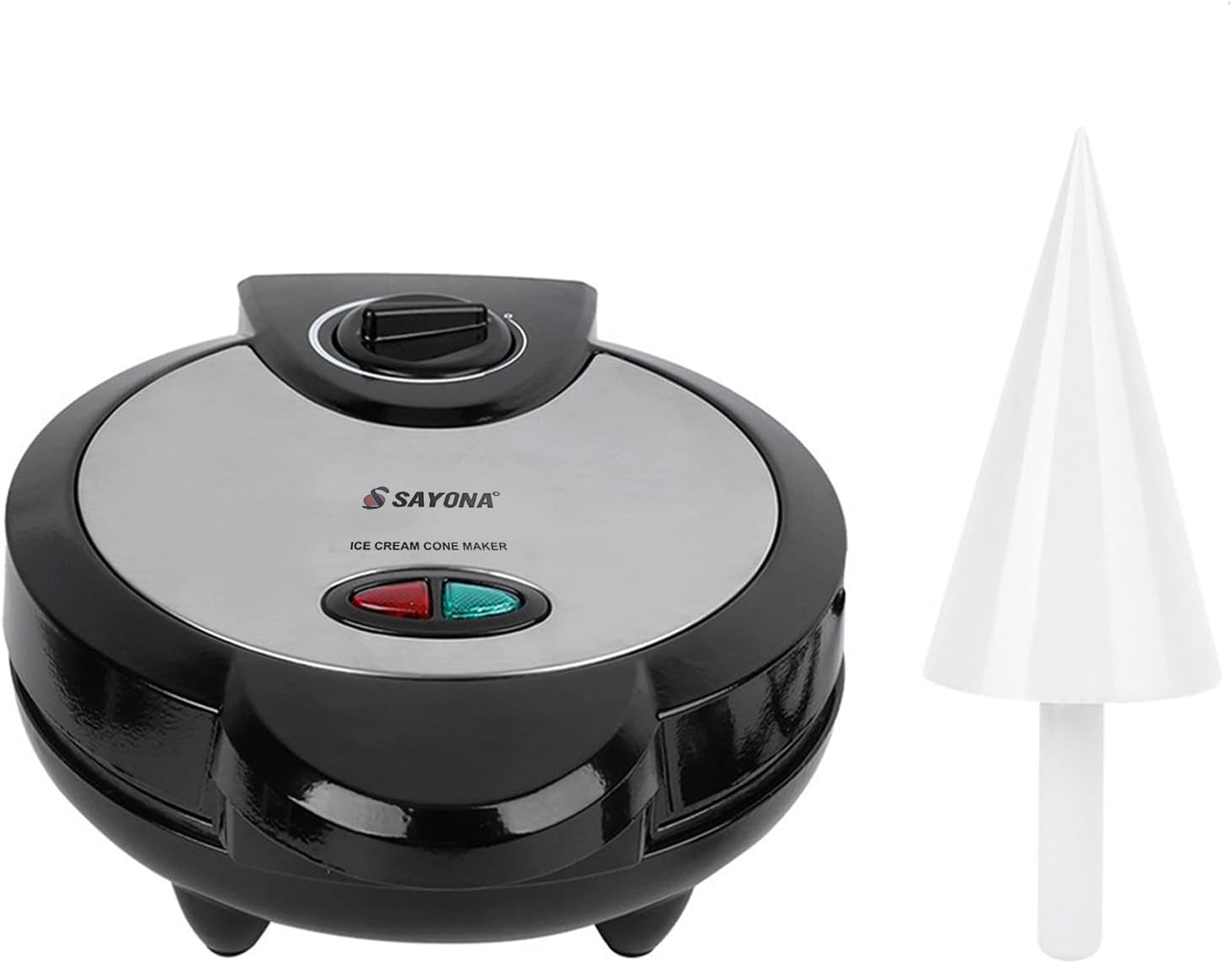 Ice Cream Cone Maker,1200W Electric Ice Cream Cone Maker with Roller ...
