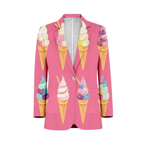 Ice Cream Cone Mens Suits Shawl Collar Slim Fit Suit Mens Groom Jacket ...