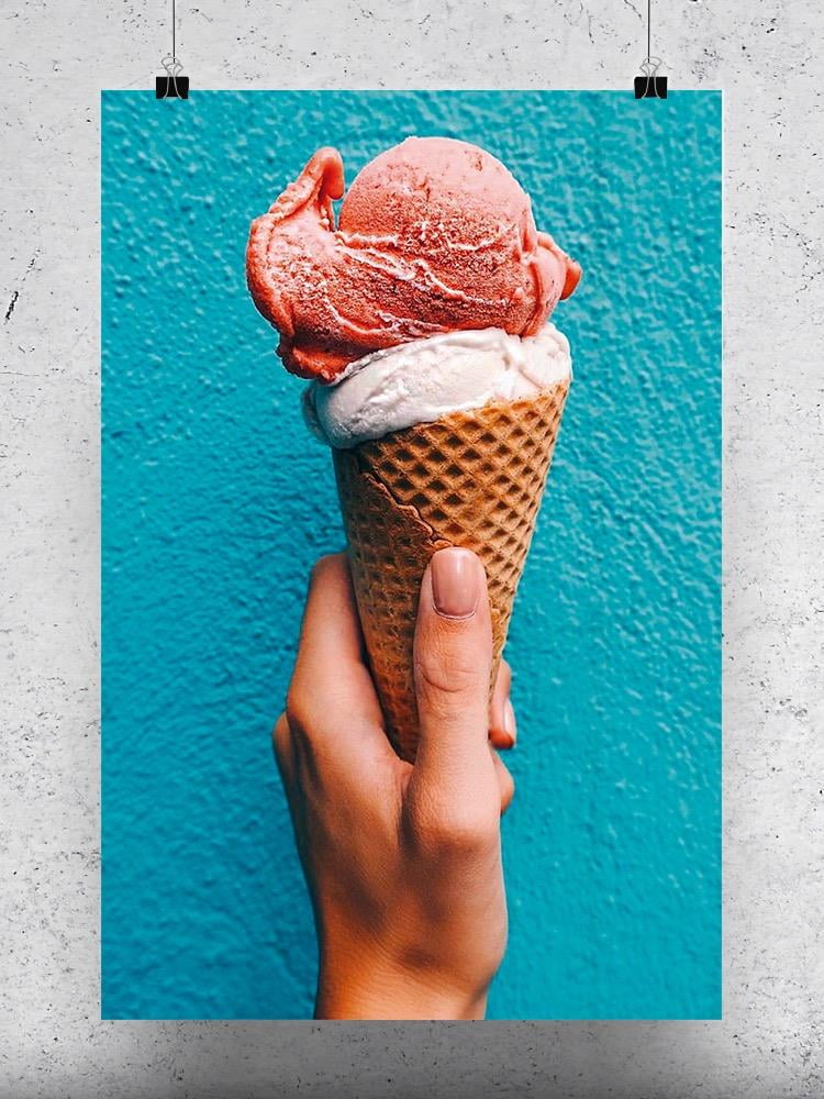 Ice Cream Cone. Poster -Image by Shutterstock - Walmart.com