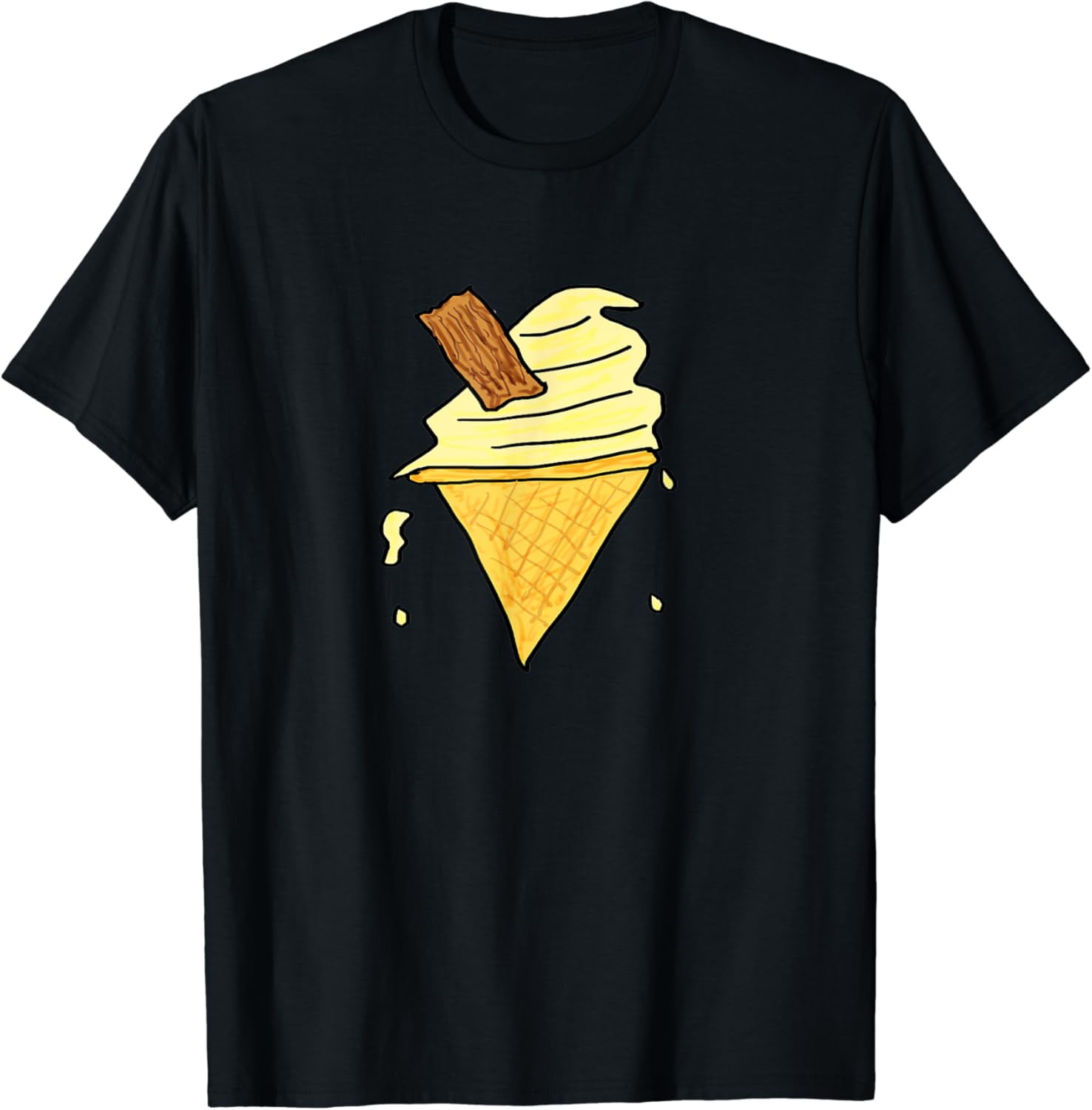 Ice Cream Cone T-Shirt - Walmart.com