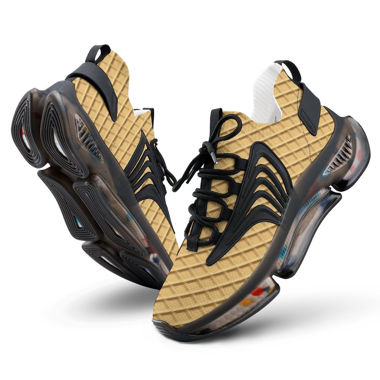 Ice Cream Cone Walking Shoes for Men Woman Lightweight Tennis Fashion ...