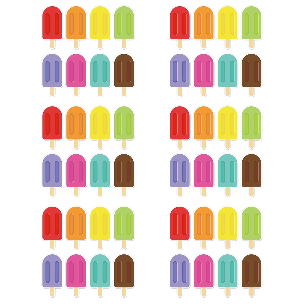 Ice Cream Cut Outs Colorful Ice Cream Cutouts Classroom Decoration ...