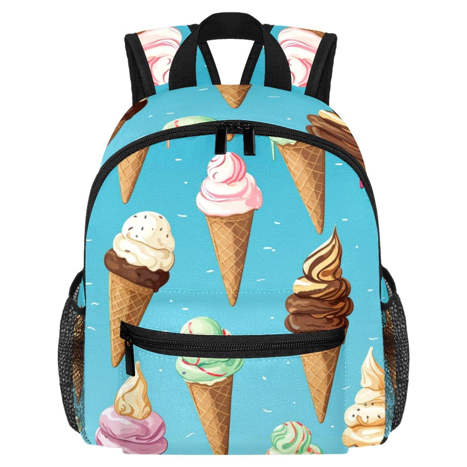 Ice Cream Cute Bag Diaper Backpack Baby Cushion Backpack Backpack for ...