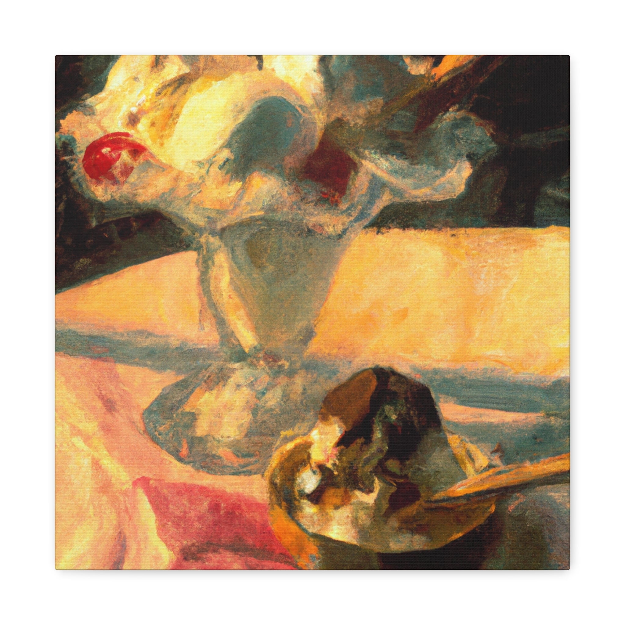 "Ice Cream Delightful Scene" - Canvas - Walmart.com
