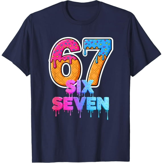 Ice Cream Drip Gen Alpha Slang Trending Meme T-Shirt - Walmart.com