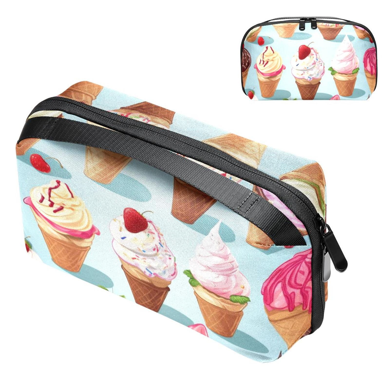 Ice Cream Electronic Organizer Travel Case, Waterproof Oxford Cloth ...