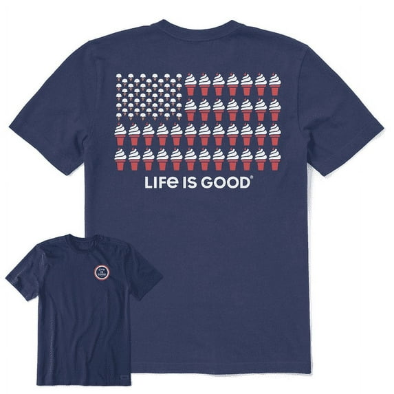 Ice Cream Flag Tee - Walmart.com