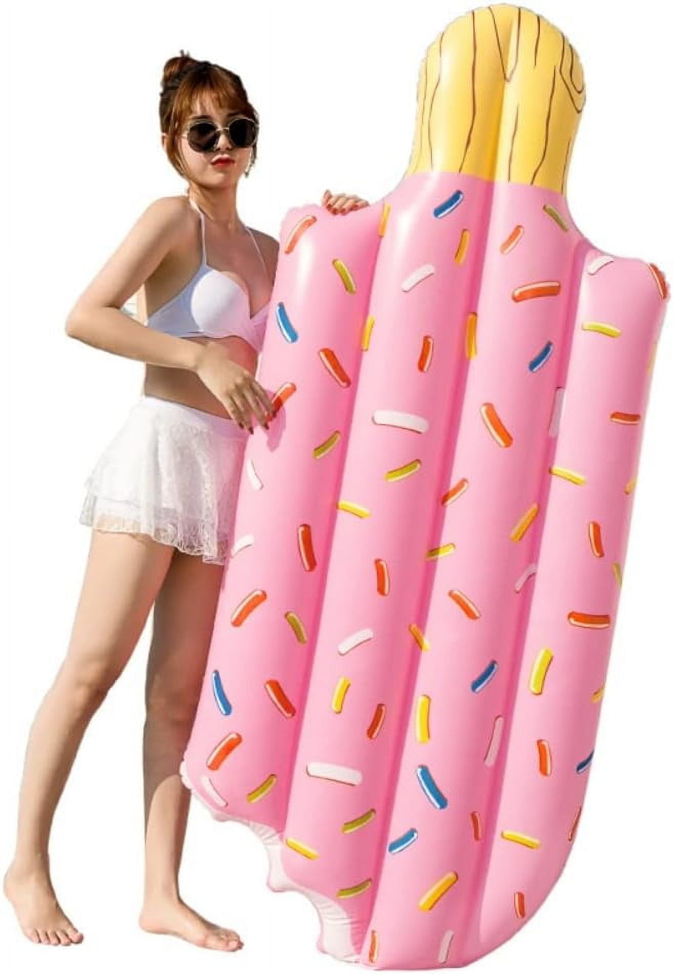 Ice Cream Floating Row Popsicle Float Raft Swimming Pool Float Bed Summer Popsicles Air Mattress ...
