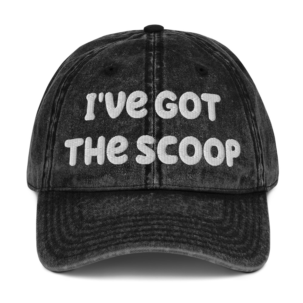 Ice Cream Gender Reveal Baby Shower Embroidered Vintage Cap, I've Got ...