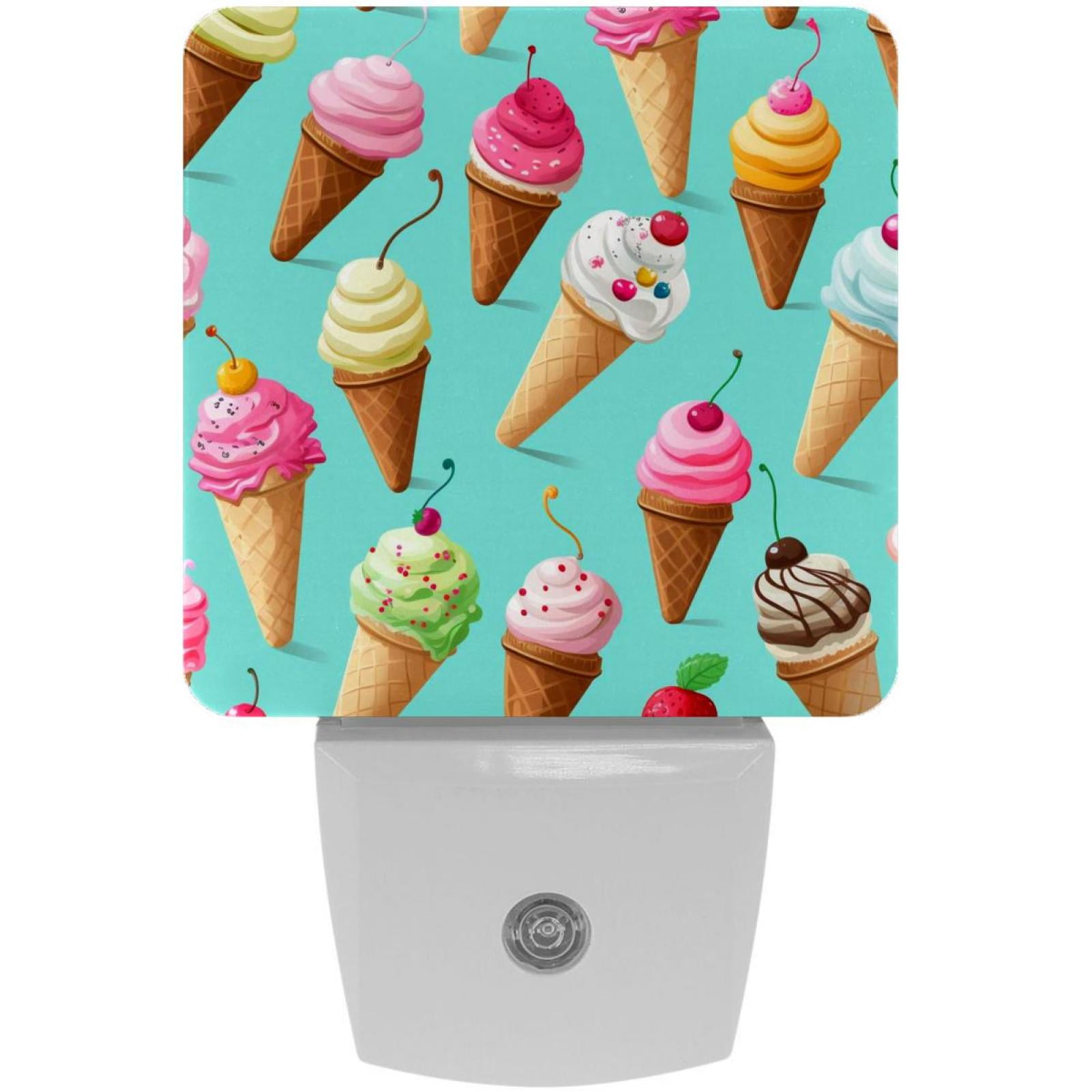 Ice Cream LED Square Night Light - Compact and Energy Efficient ...