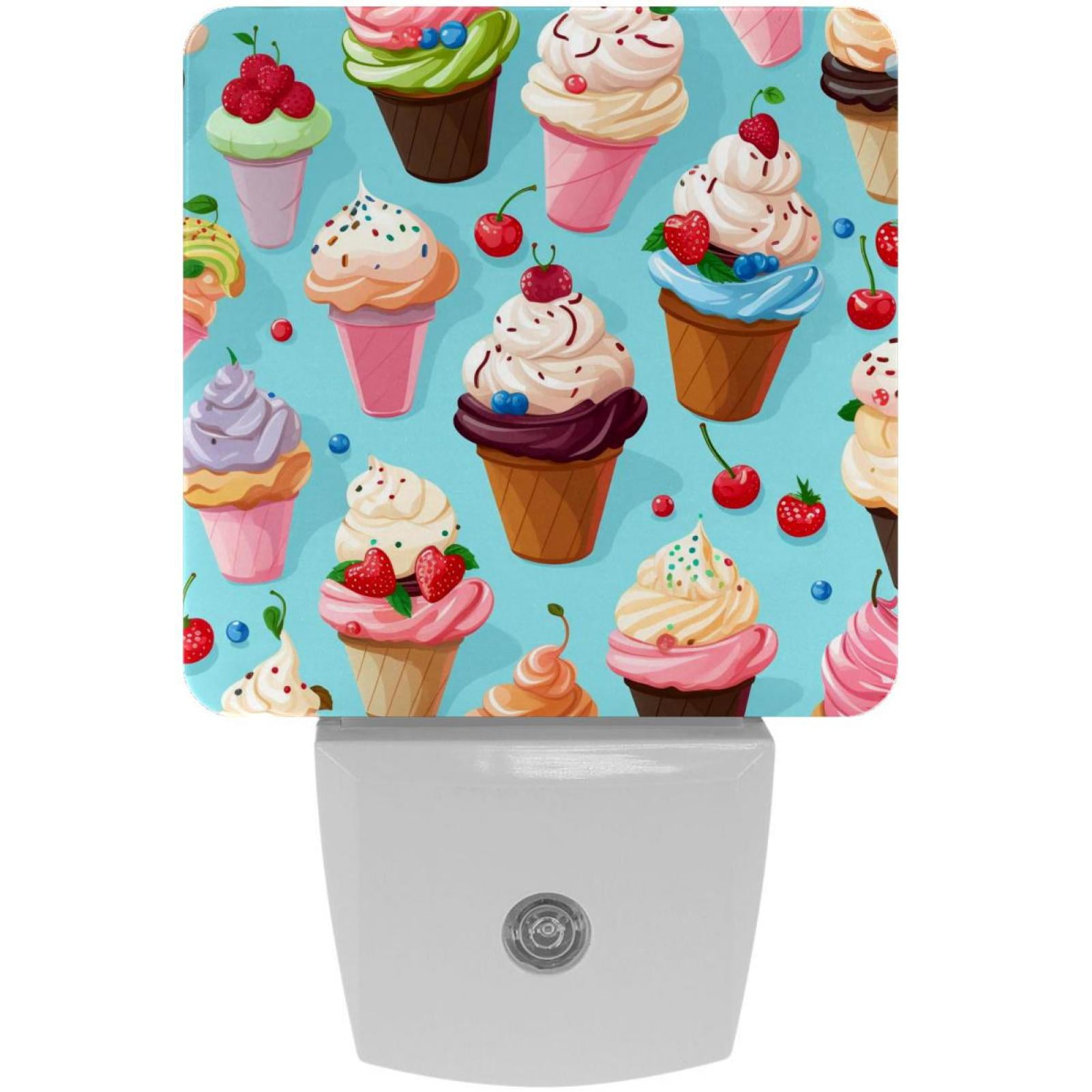 Ice Cream LED Square Night Lights - Energy Efficient and Contemporary ...