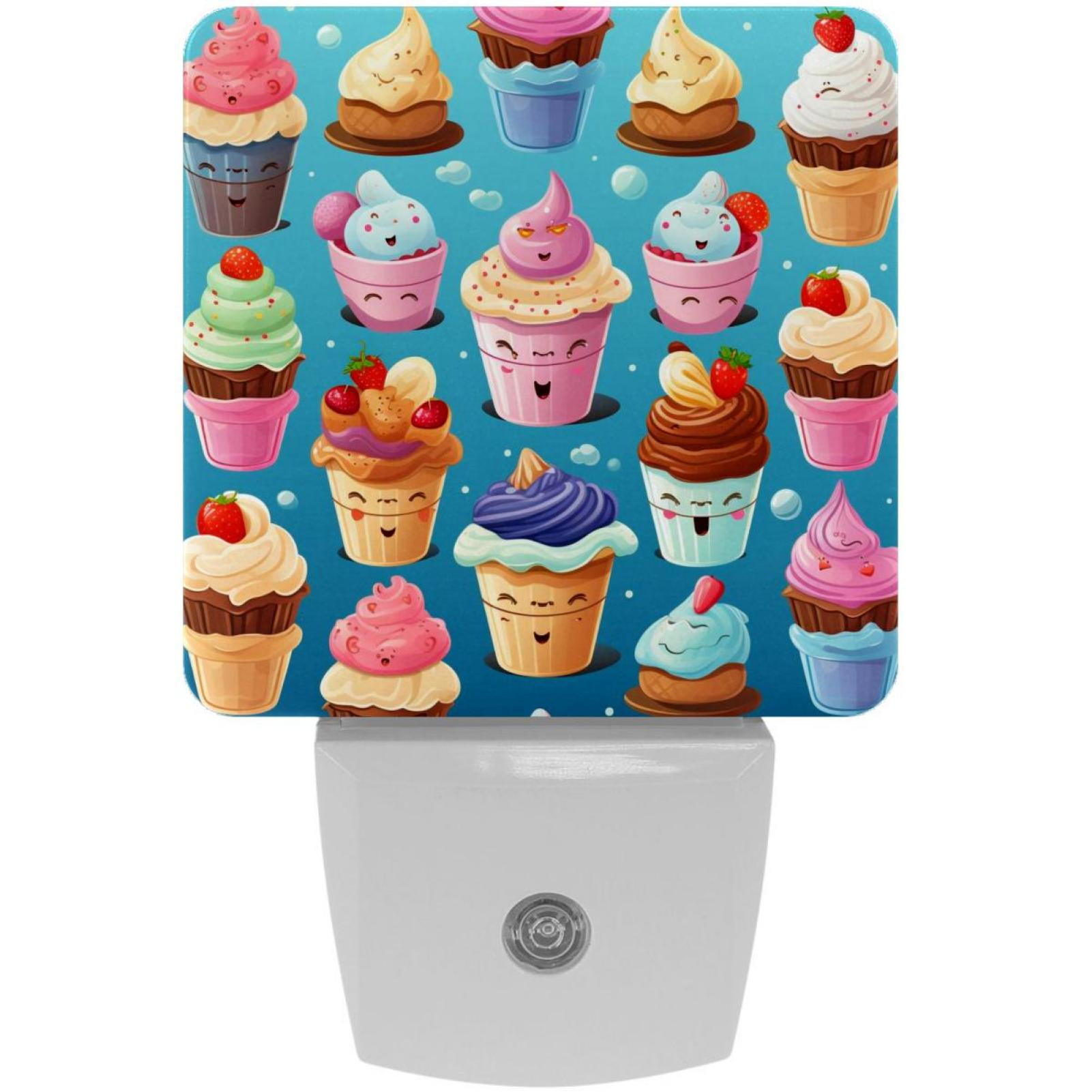 Ice Cream LED Square Night Lights - Energy Efficient and Sleek Design ...