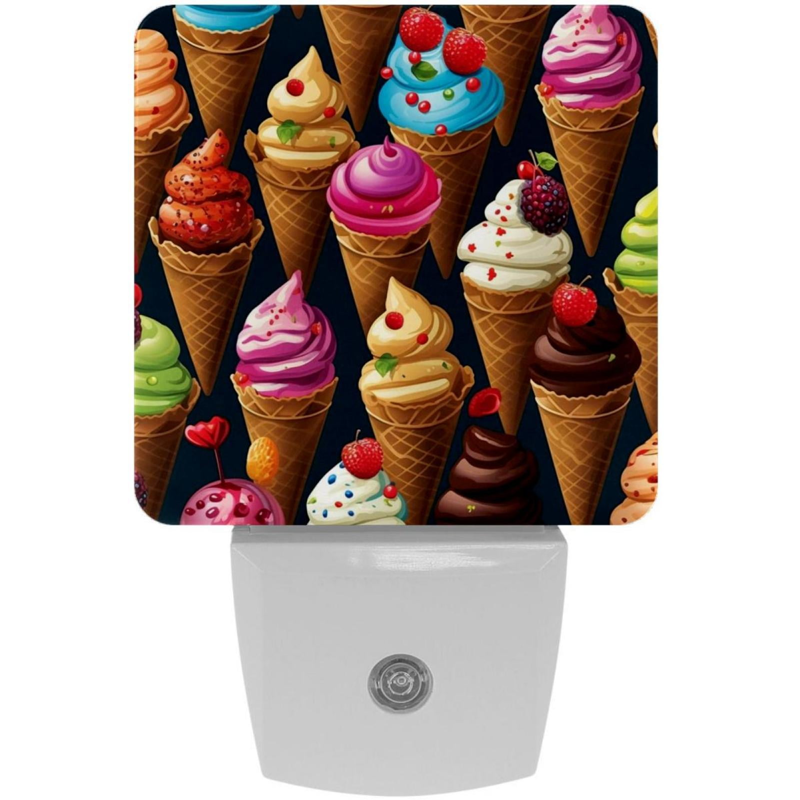 Ice Cream LED Square Night Lights- Energy Efficient and Stylish ...