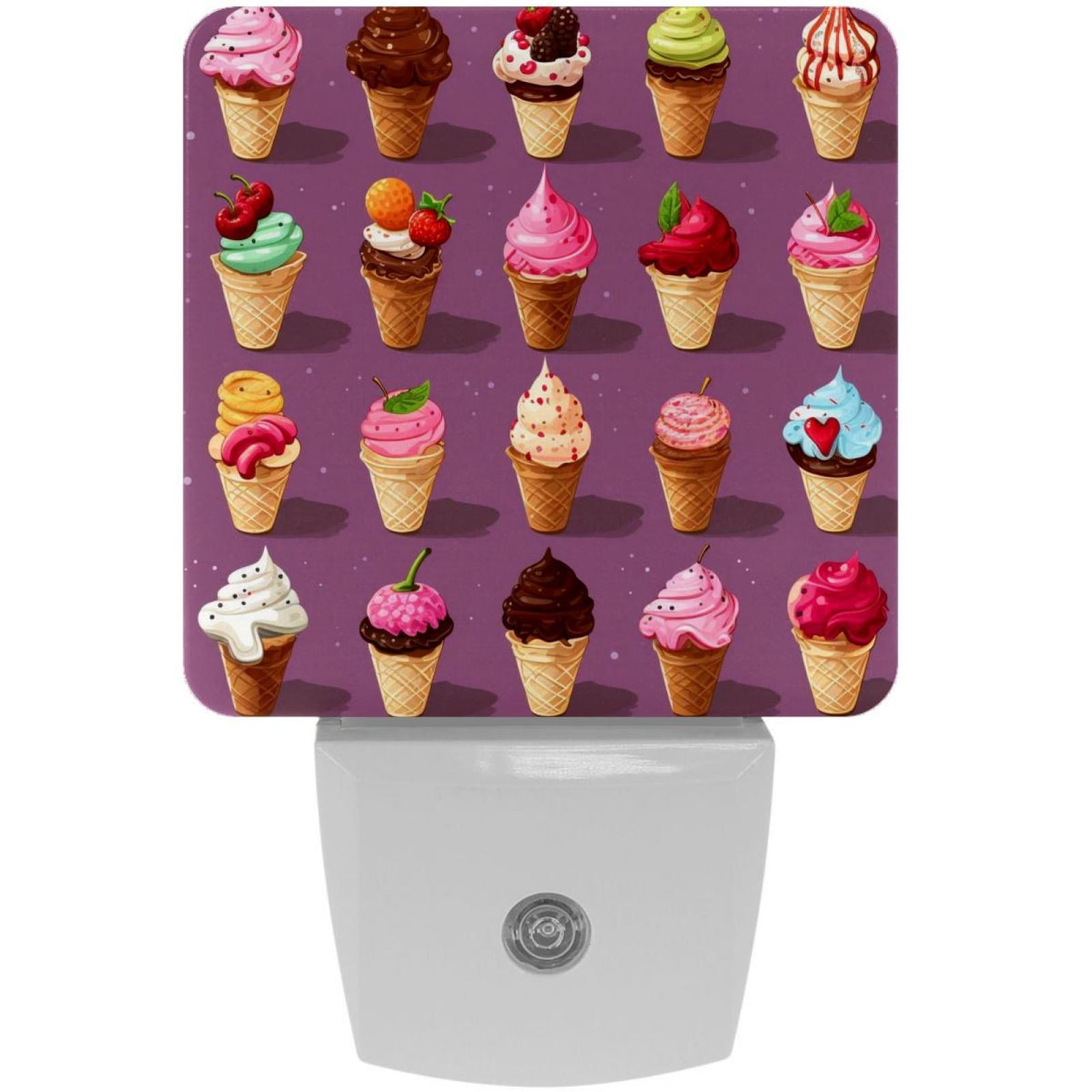 Ice Cream LED Square Night Lights- Energy Efficient and Stylish ...