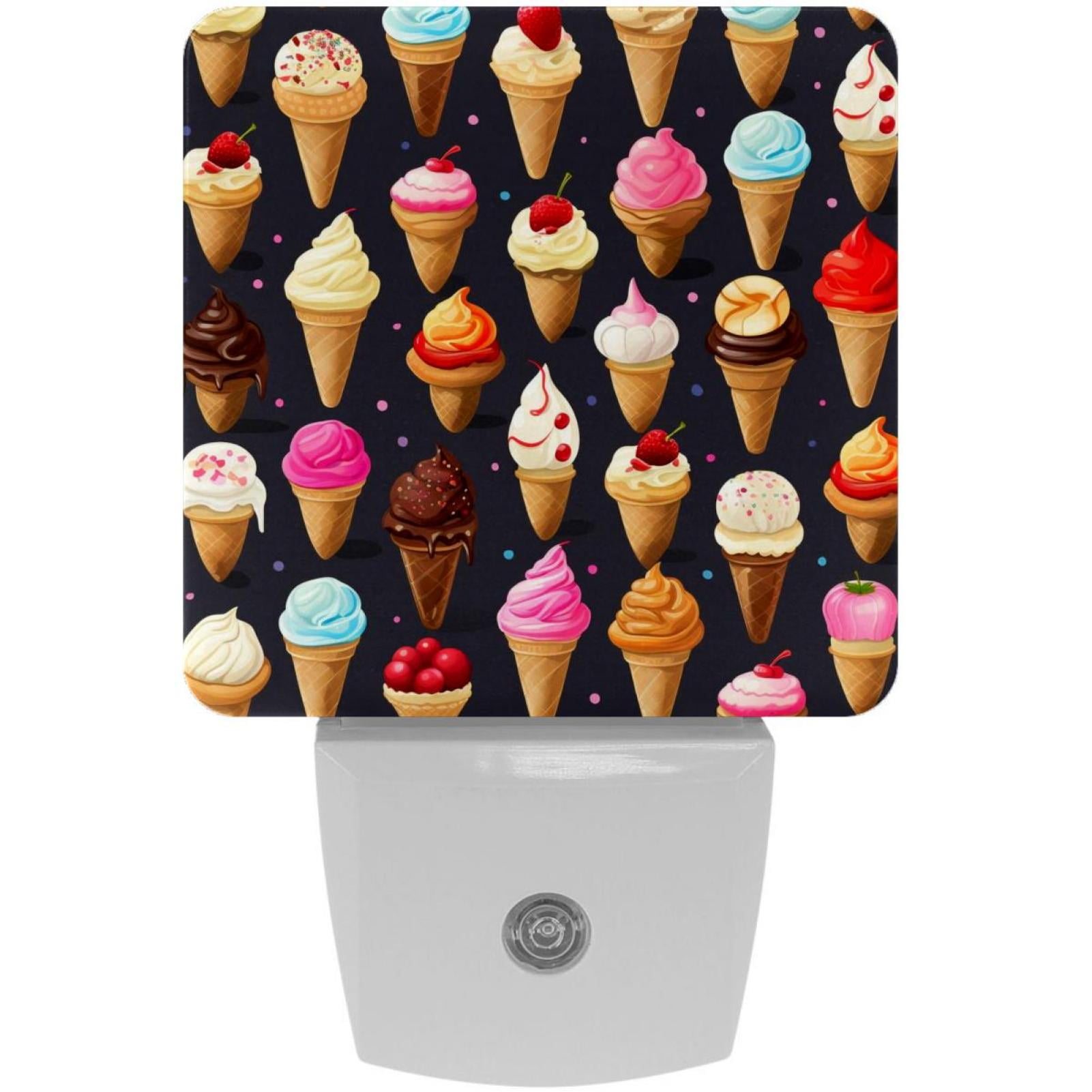 Ice Cream LED Square Night Lights - Illuminating Your Space with Style ...