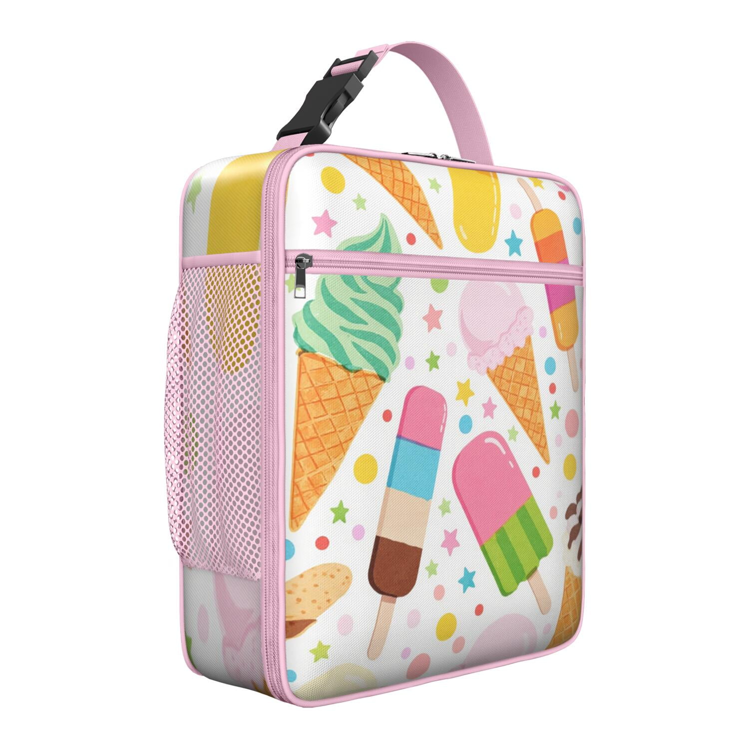 Ice Cream Lunch Box Insulated Lunch Bag Box Women Men Reusable Cute ...