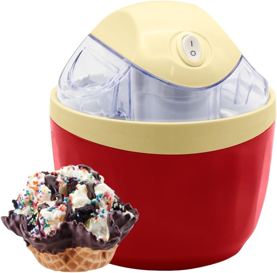Ice Cream Maker Machine for Ice Cream, Gelato, Sorbet, Frozen Yogurt ...
