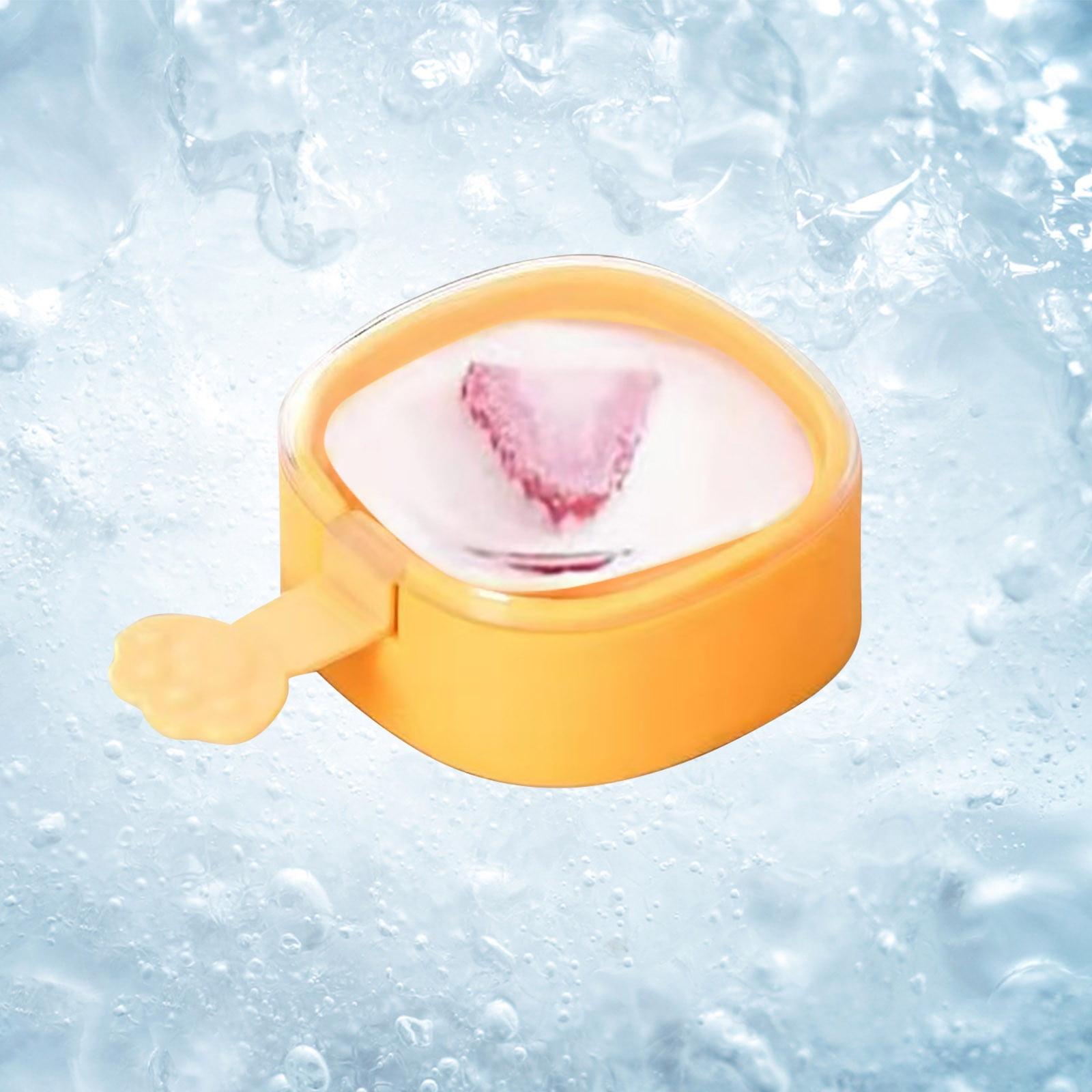Ice-Cream Maker Mold White | Easy-Release Ice Box with Cover | Small Household Refrigerator Ice ...