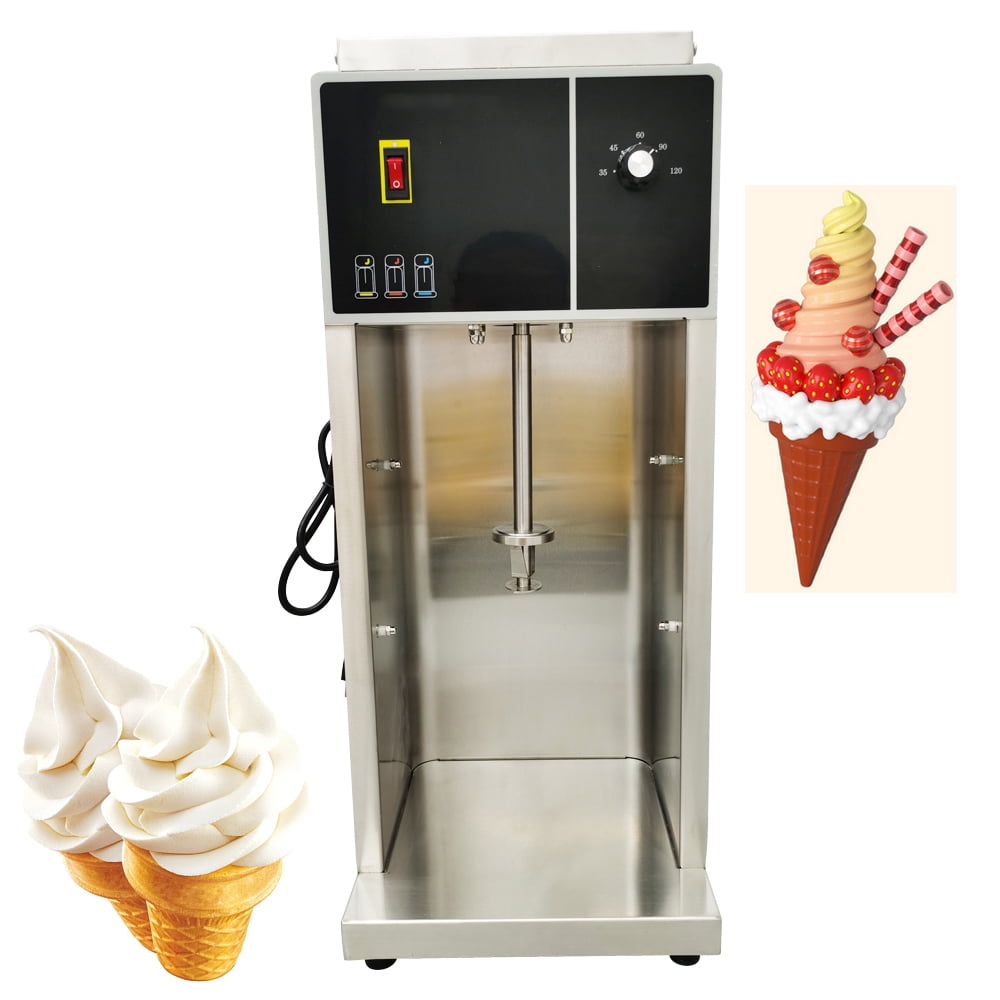 Ice Cream Mixer Blender Machine Stainless Steel Mixing Head Commercial ...