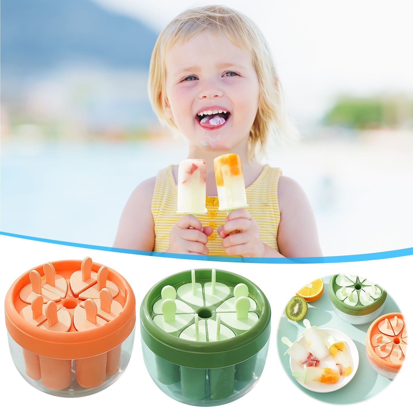 Ice Cream Mold Popsicle Mold with Sticks,Homemade Cheese Stick Molds ...