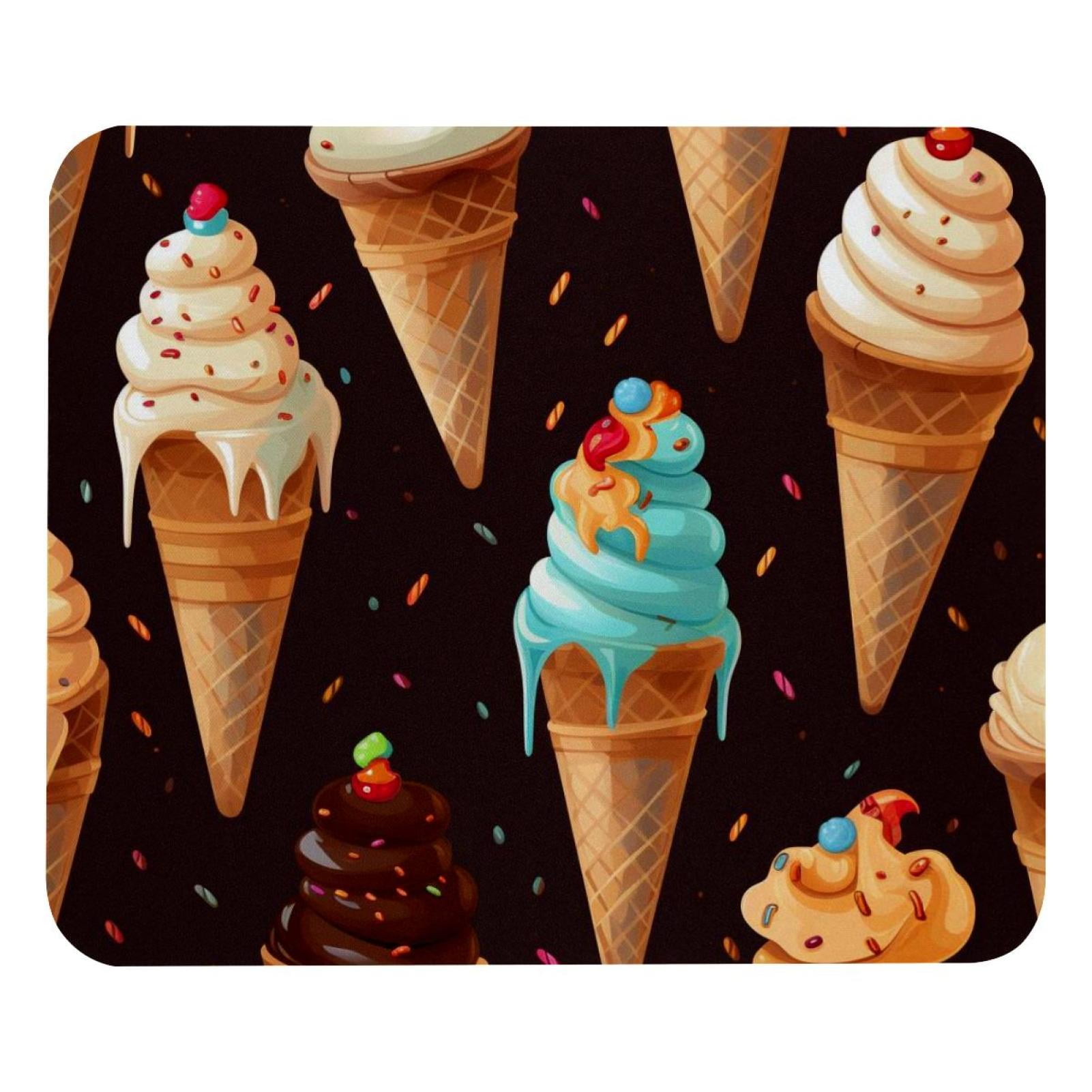 Ice Cream Mouse Pad for Wireless Mouse Home Office Desk Laptop with ...