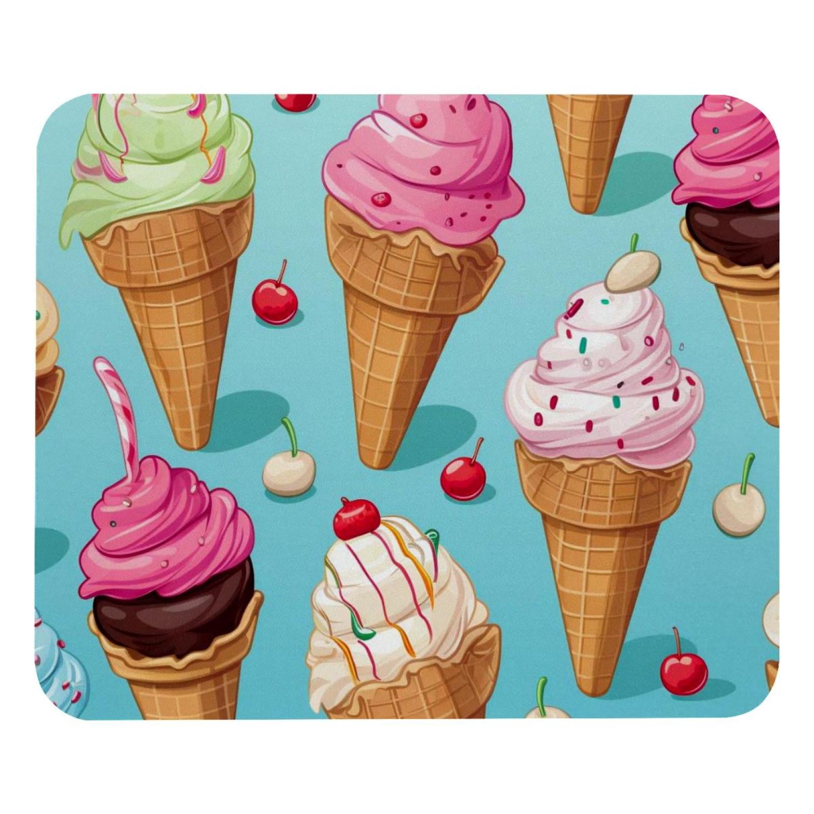 Ice Cream Mouse Pad for Wireless Mouse Home Office Desk Laptop with ...