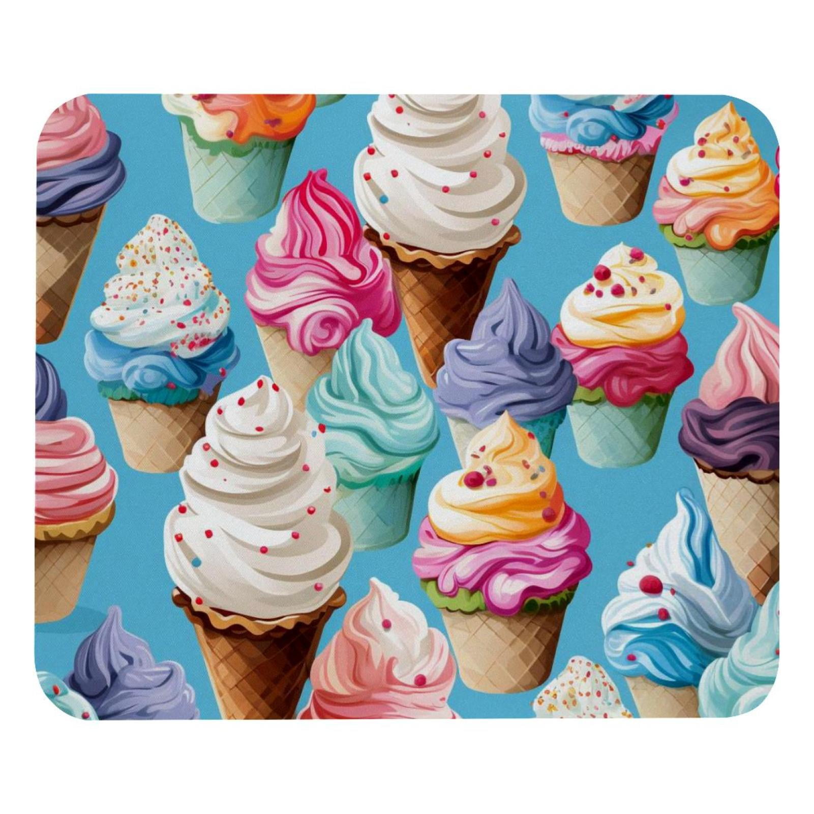 Ice Cream Mouse Pad for Wireless Mouse Home Office Desk Laptop with ...