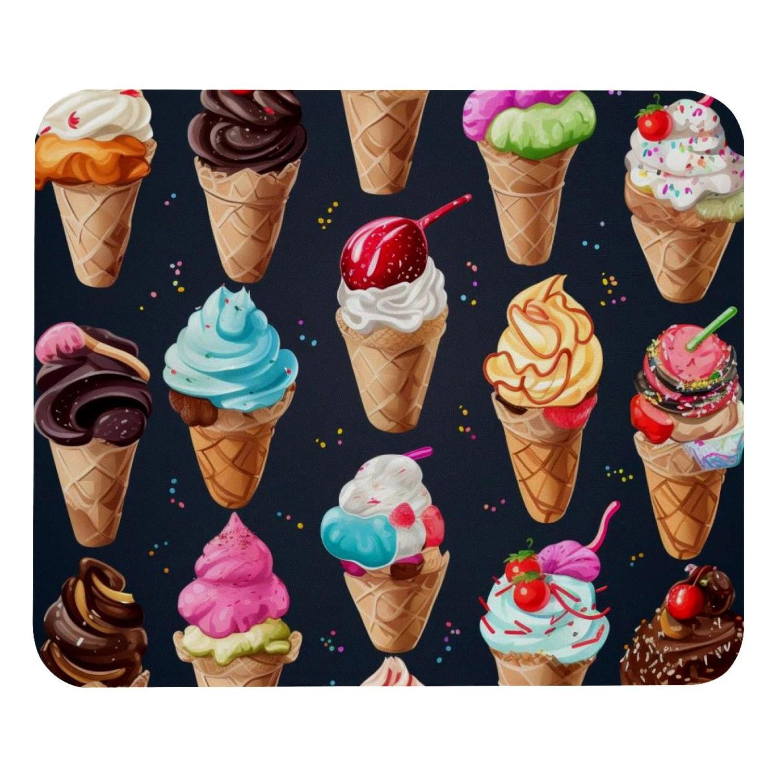Ice Cream Mouse Pad for Wireless Mouse Home Office Desk Laptop with ...