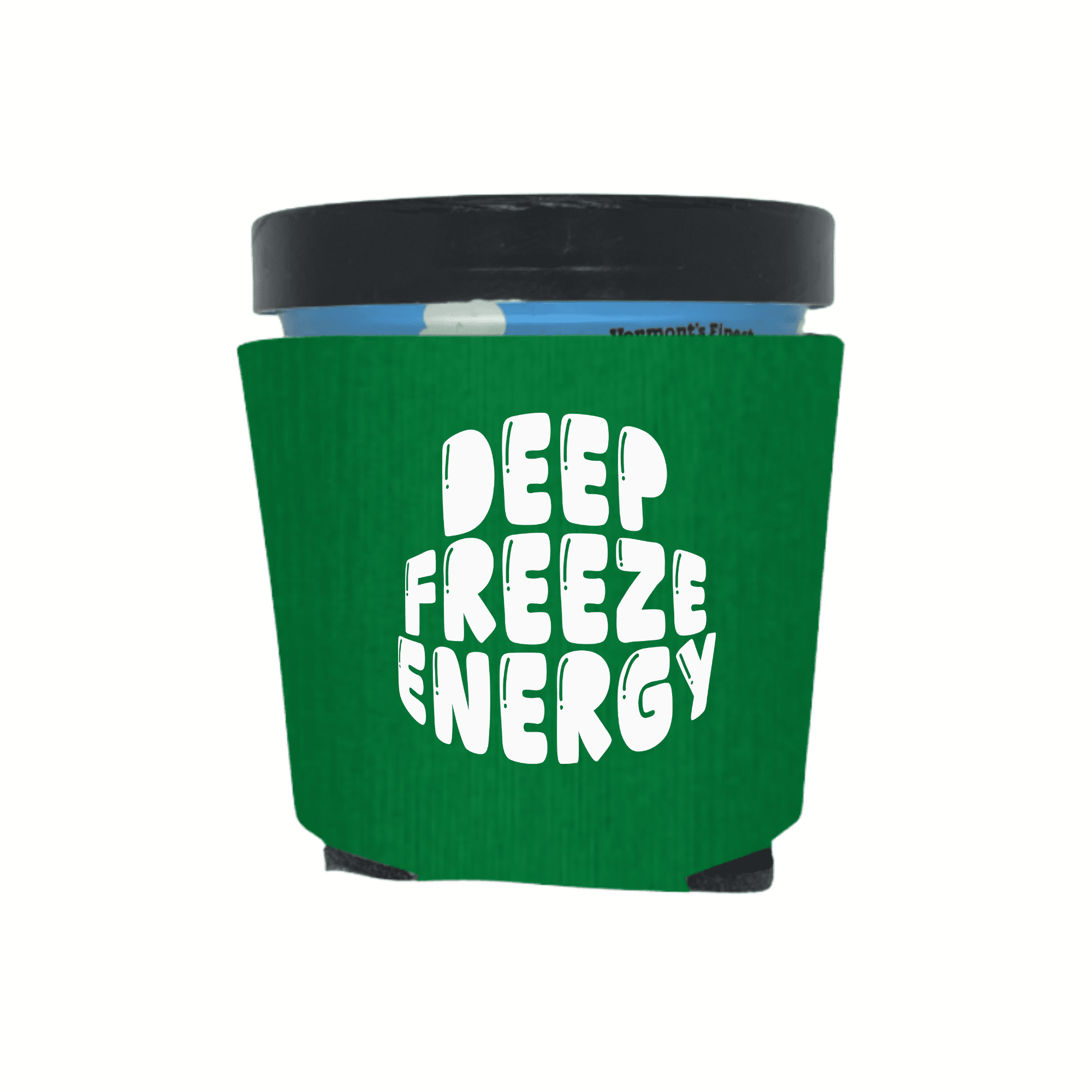 Ice Cream Pint Cooler, Deep Freeze Energy, Ice Cream Pint Sleeve, Funny ...