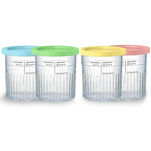 Ice Cream Pints Cup for NC500 NC501 Series Dessert Yogurt Food Freezer ...