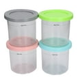 Ice Cream Pints Transparent Reusable Pints Homemade Ice Cream Container ...