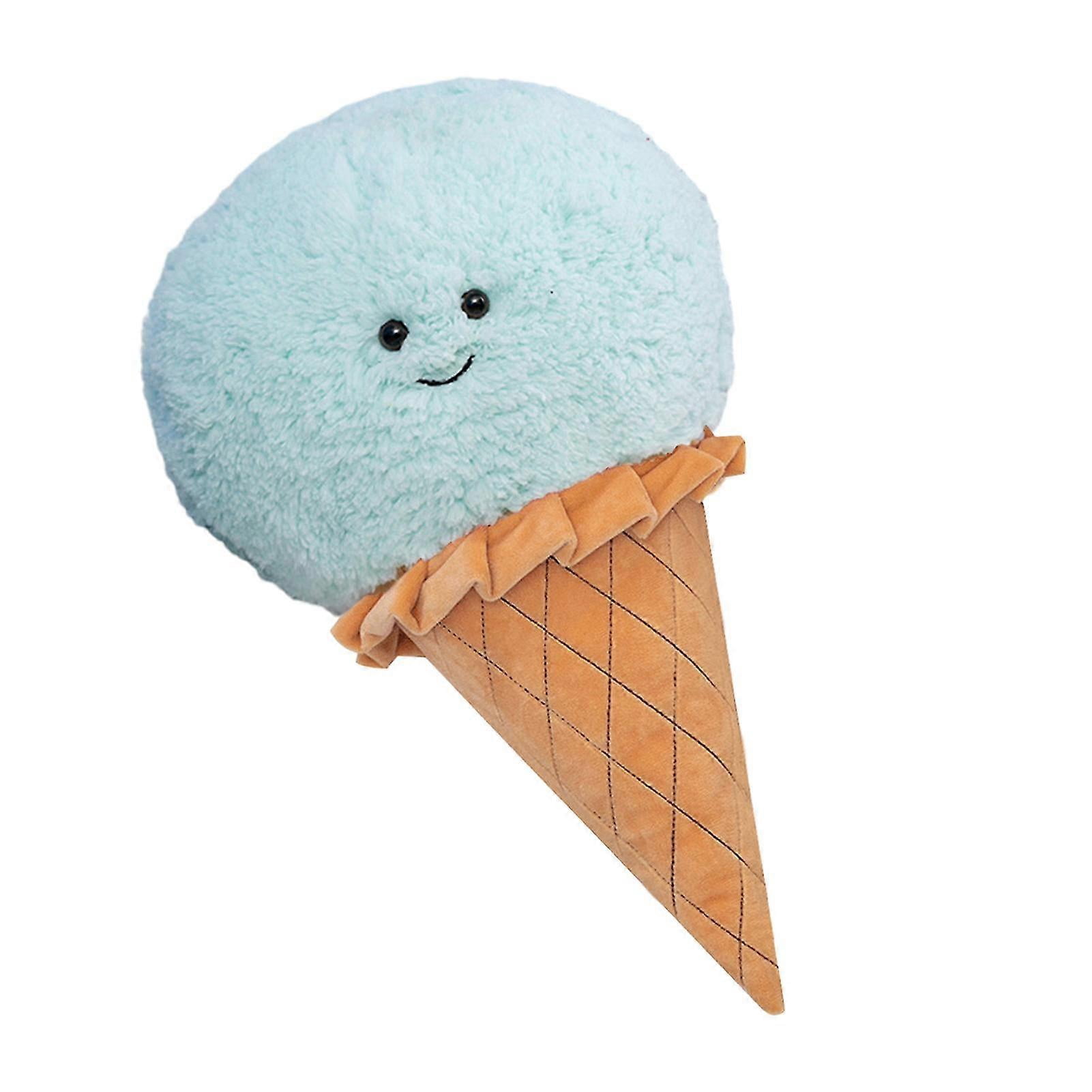Ice Cream Plush Toy Cartoon Colorful Ice Cream Doll Stuffed Doll Pillow ...