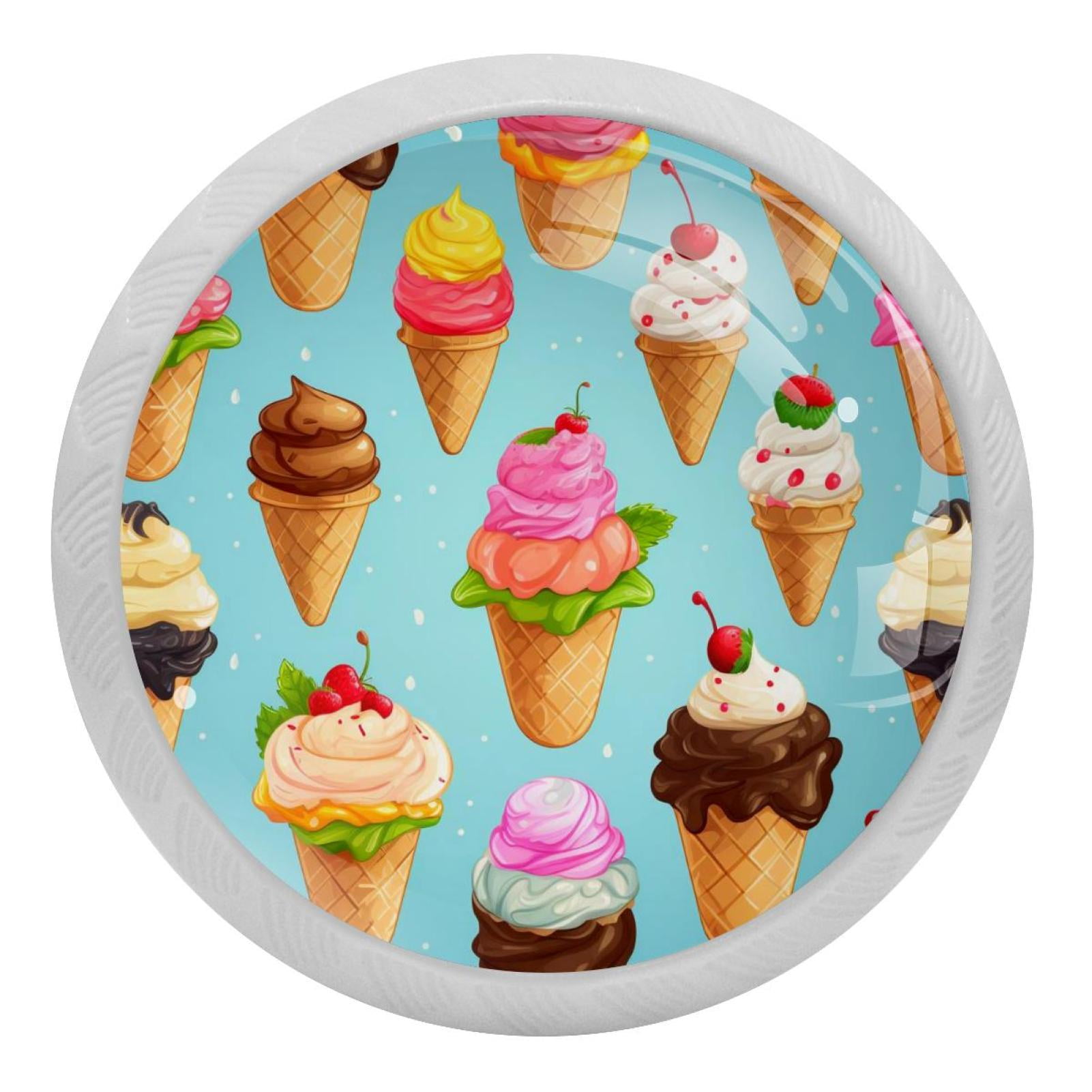 Ice Cream Round Glow-in-the-Dark Dresser Hardware Pack: Fluorescent ...