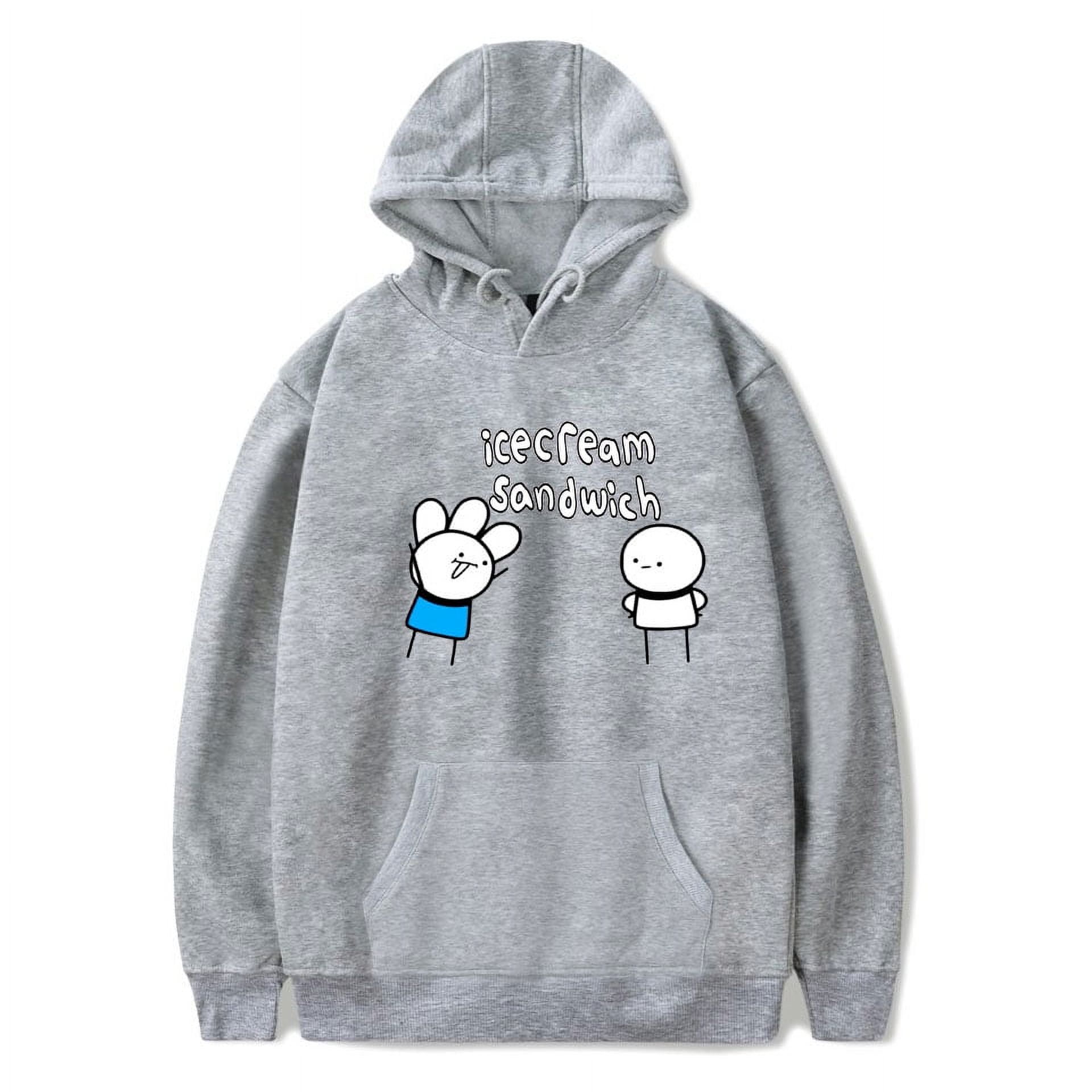 Ice Cream Sandwich Merch Hoodie Mint Hoodie Long Sleeve Pullover top ...