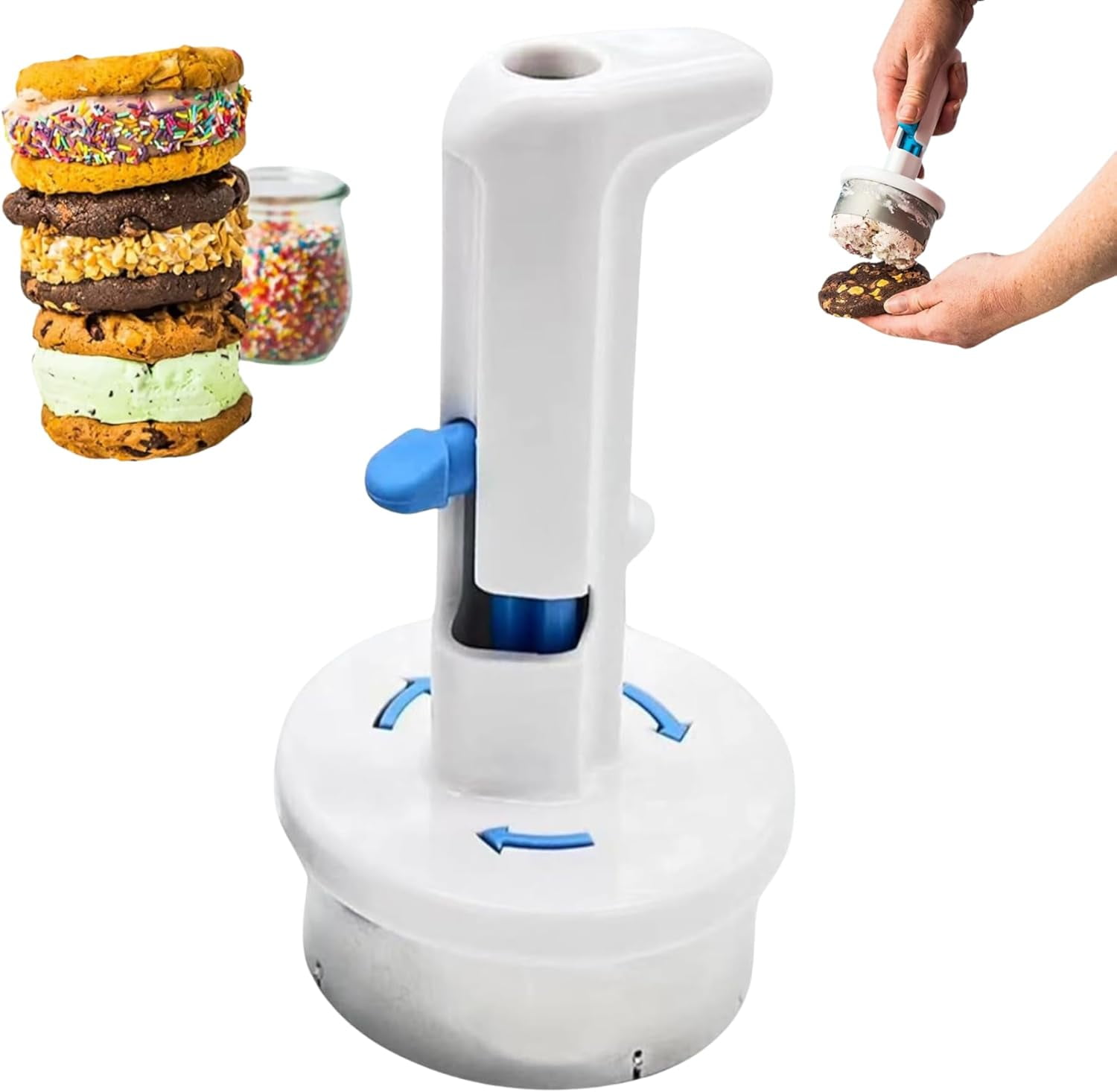 Ice Cream Sandwich Scoop,Stainless Steel Ice Cream Cookie Sandwich ...