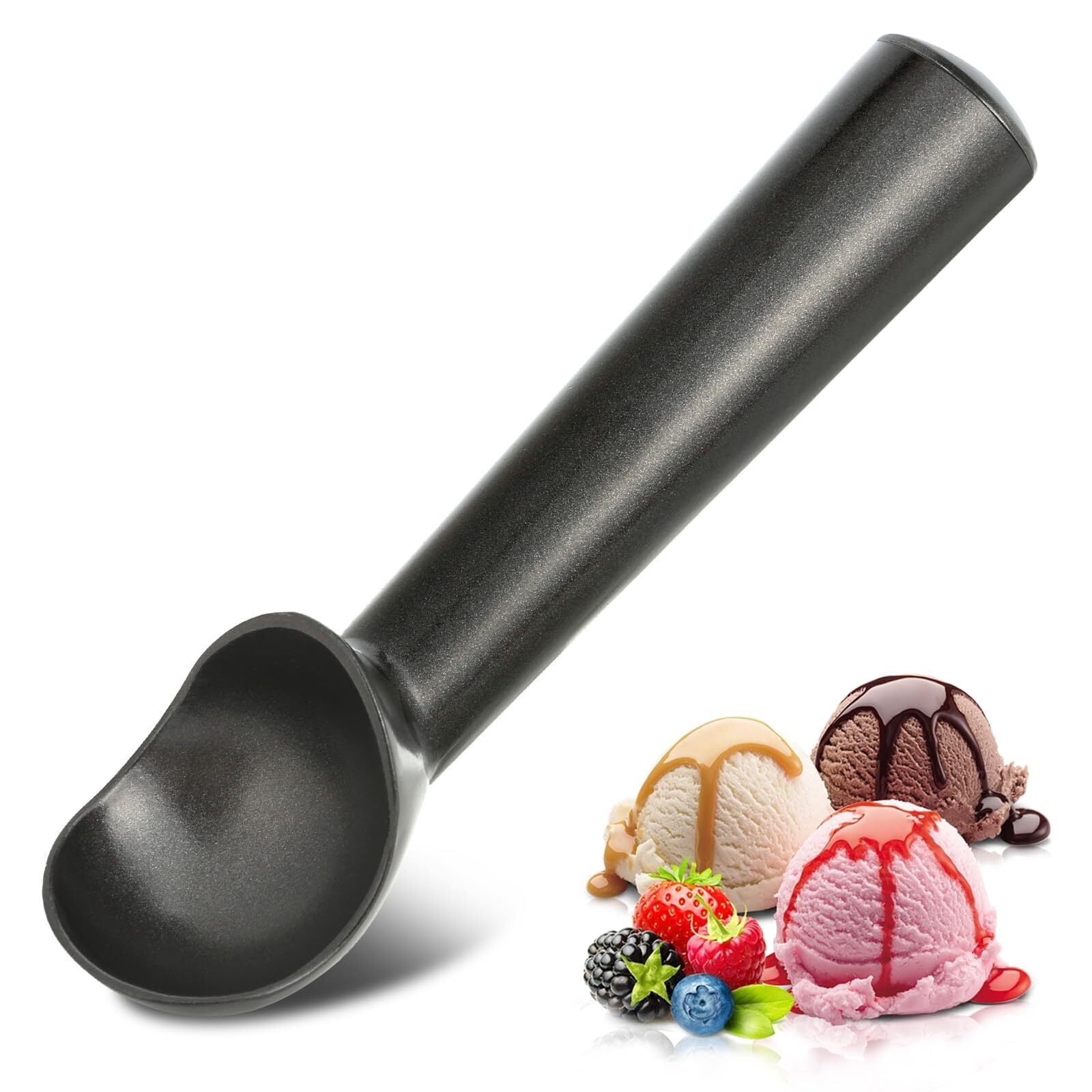 A Ice Cream Scoop,7 inches Nonstick Anti-Freeze One Piece Aluminum ...