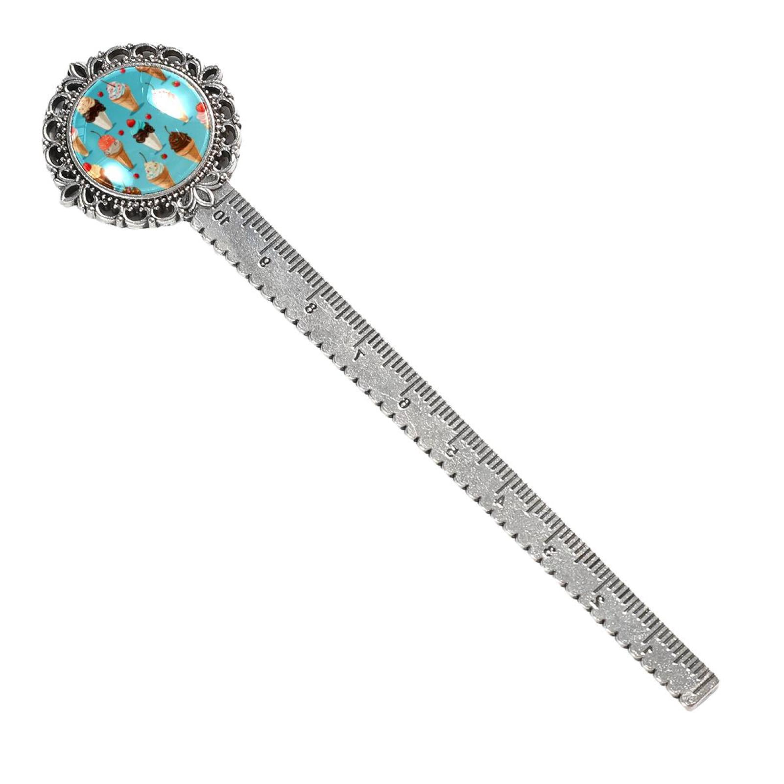 Ice Cream Silver Lace-Edged Bookmark - Gift for Readers and Book Lovers ...