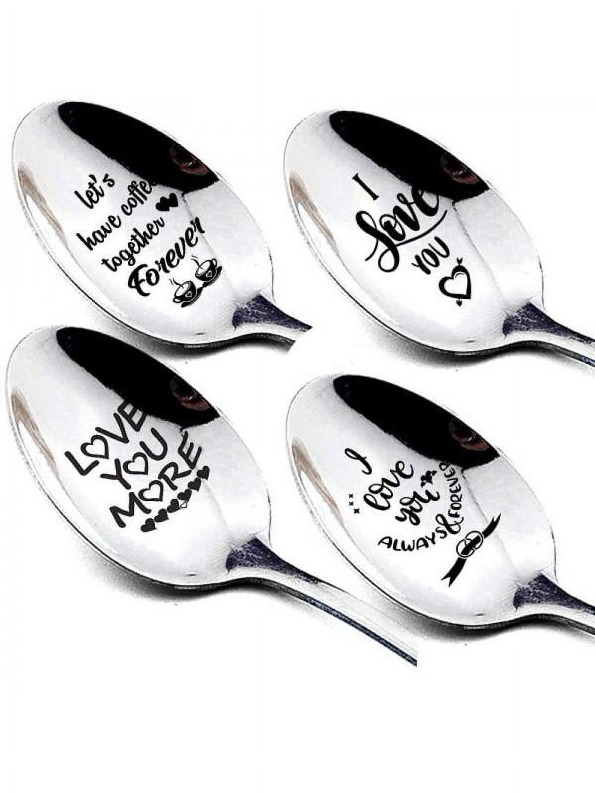 Ice Cream Spoon Engraved for Lover Couple - Funny Ice Cream Spoon ...