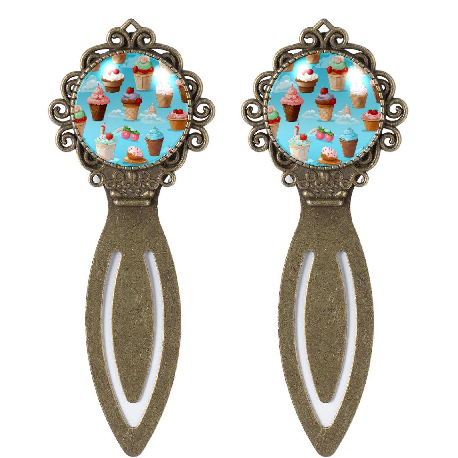 Ice Cream Stainless Steel Vintage Copper-Colored Lace Book Markers ...