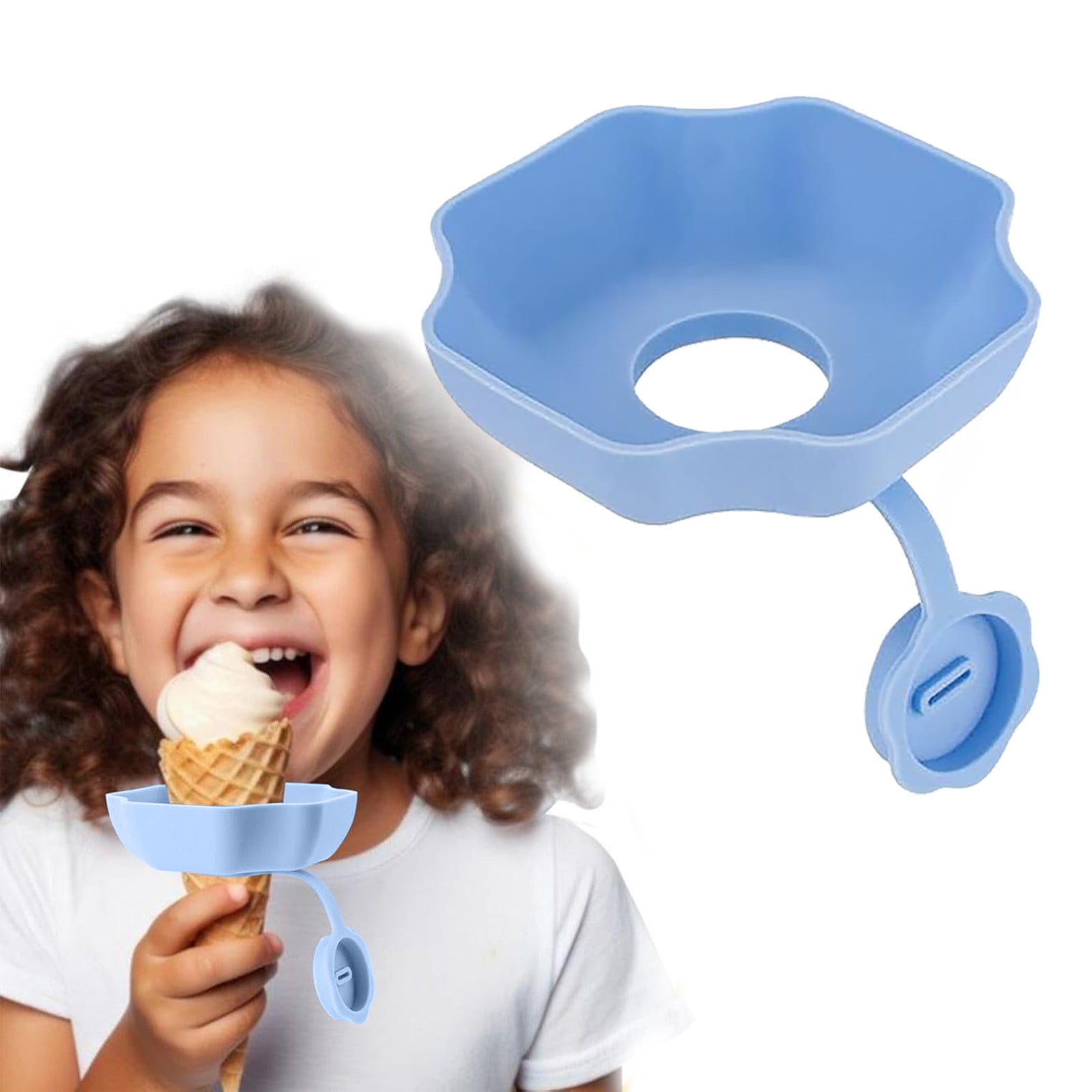 Ice Cream Stand Clearance Kaireo Ice Cream Stand Drip-Proof Reusable Silicone Ice Cream Stand ...