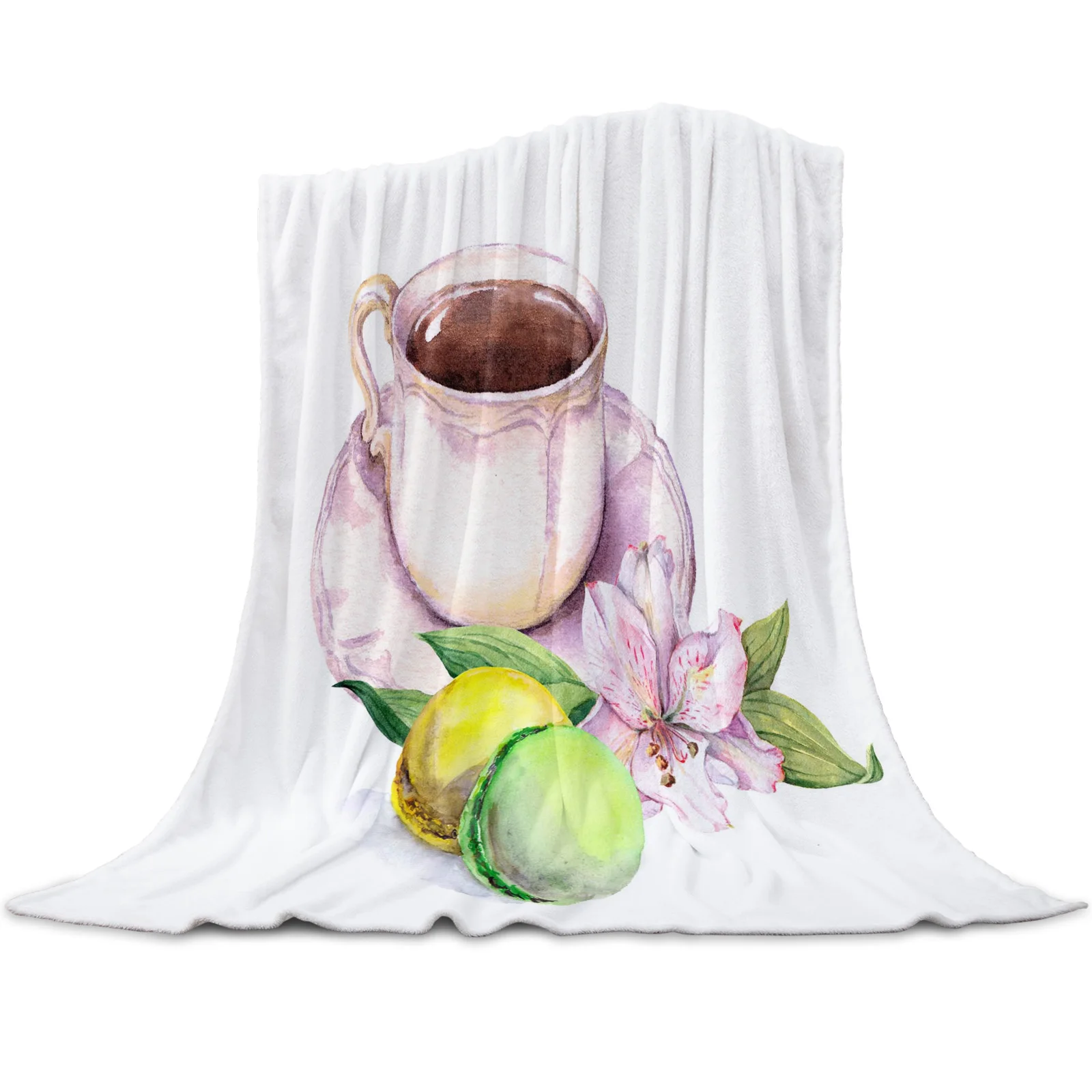 Ice Cream Throw Blanket Sweet Taste of Summer Theme Chocolate and ...
