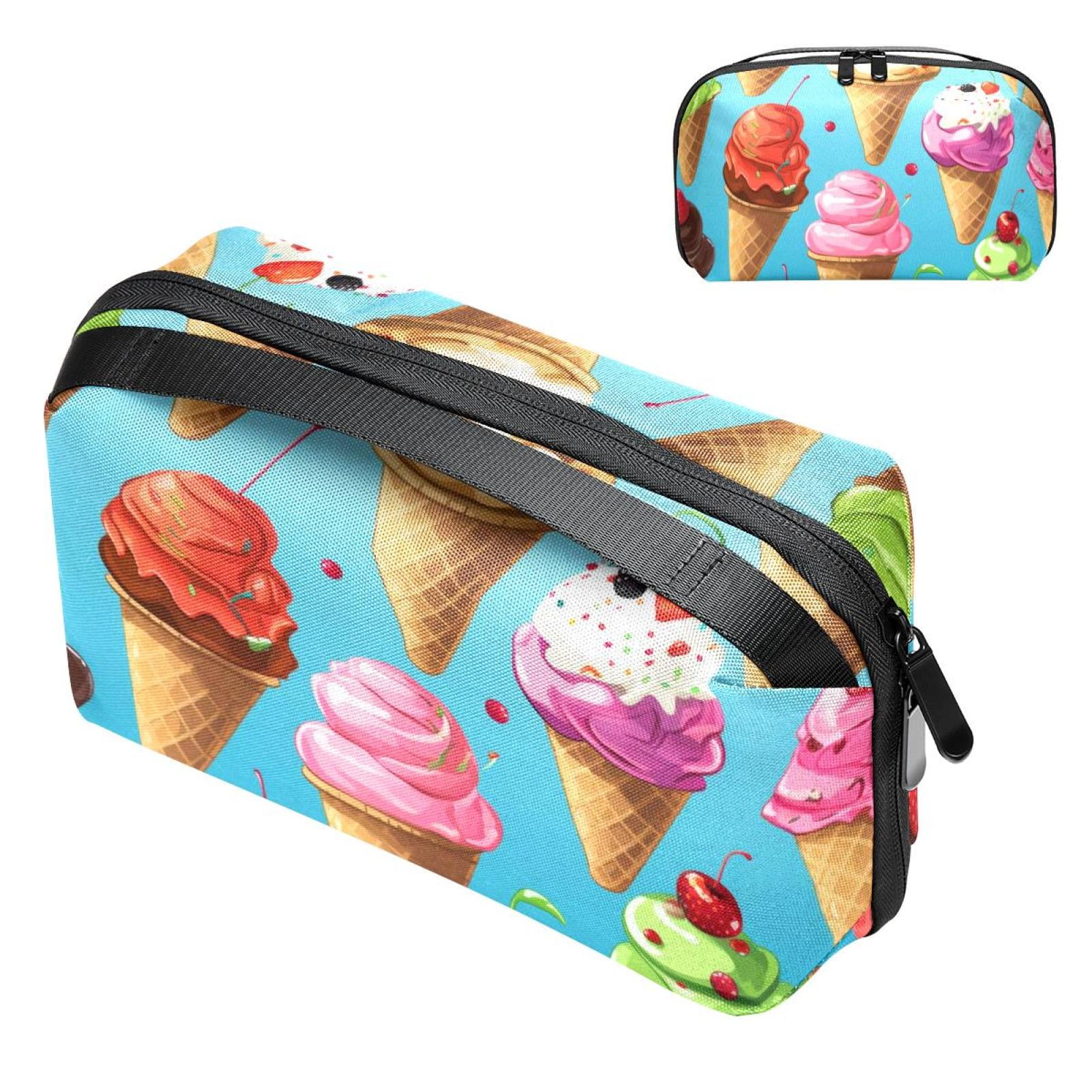 Ice Cream Travel Electronic Organizer Case with Oxford Waterproof ...