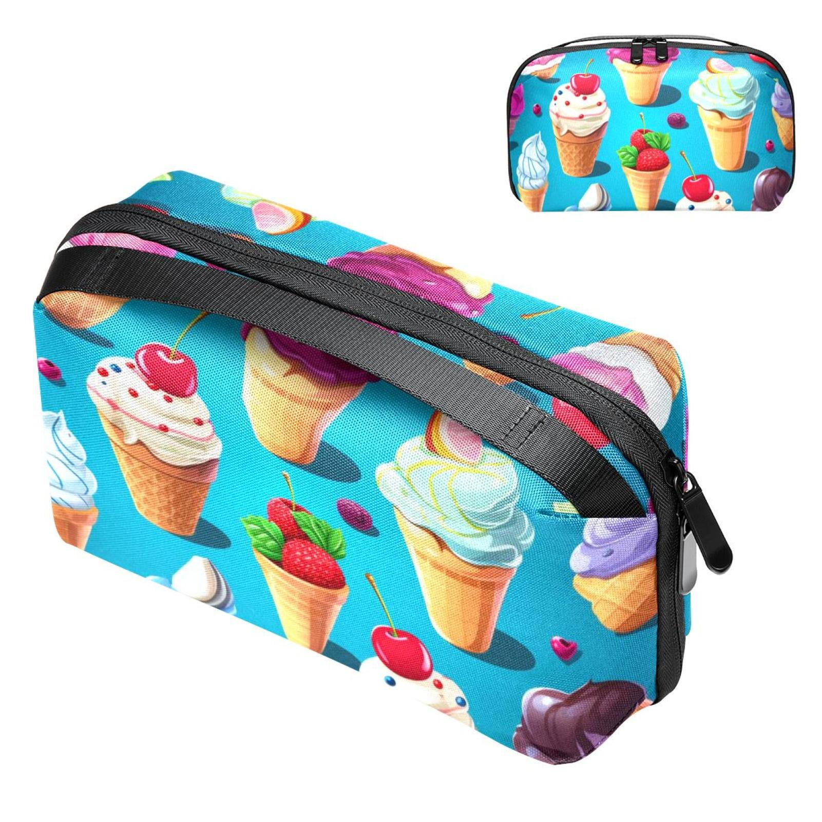 Ice Cream Travel Organizer Hard Drive Bags Cable Organizer Multi USB ...