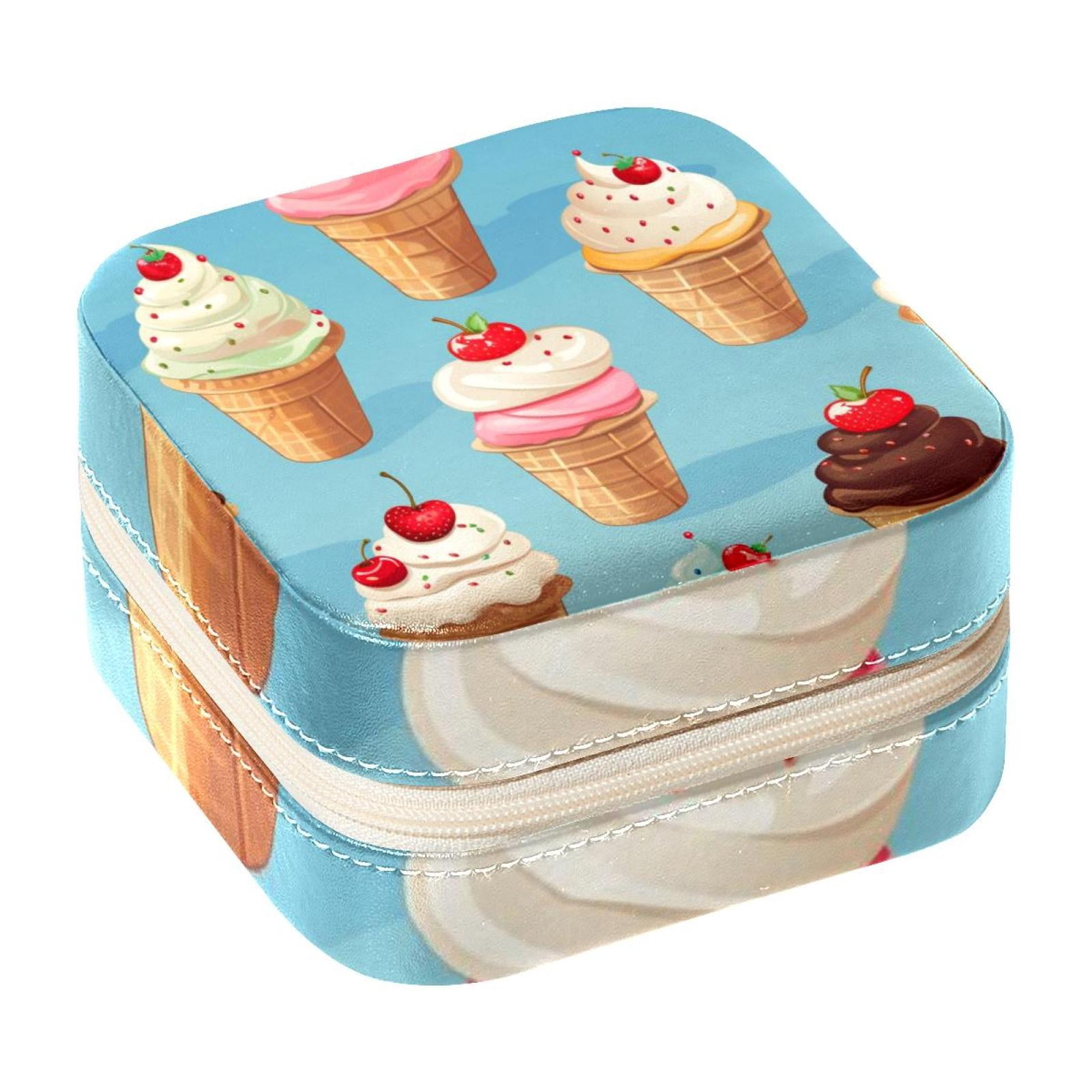 Ice Cream Travel Portable Jewelry Organizer: Square Bracelet Holder ...