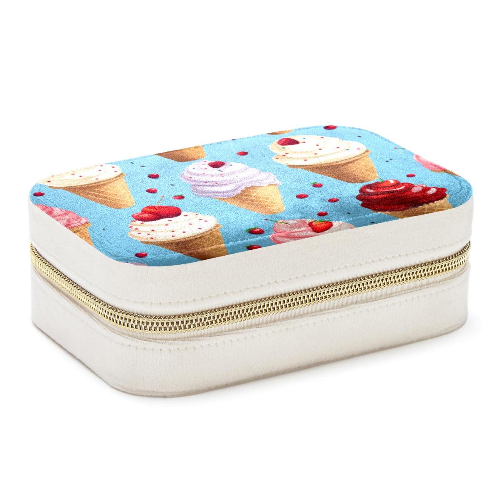 Ice Cream Velvet Portable Jewelry Display Stand and Organizer with ...