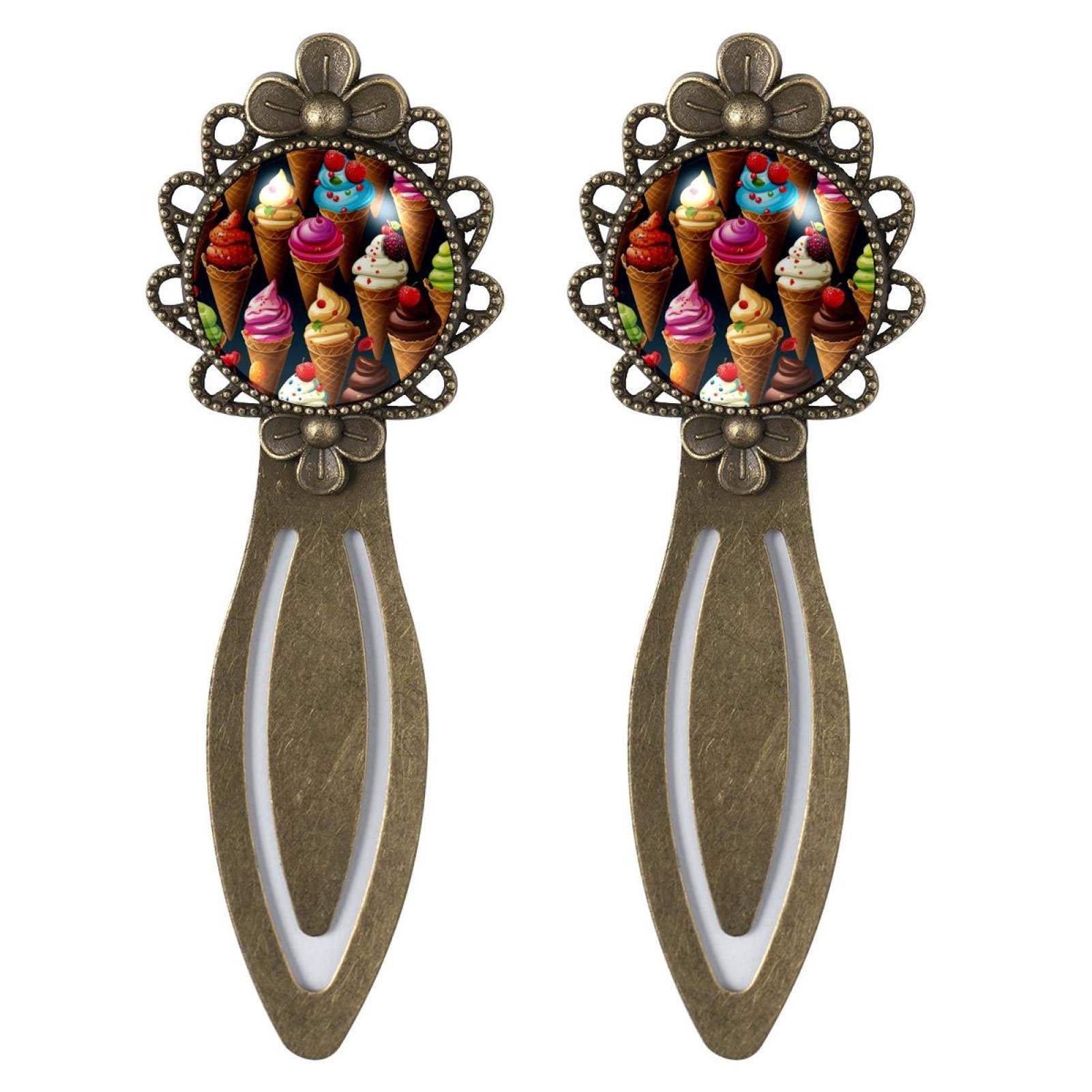 Ice Cream Vintage Copper-Colored Lace Bookmarks: Stainless Steel ...