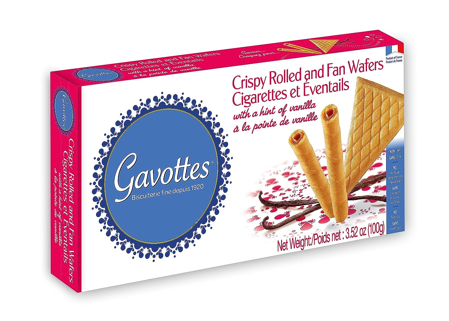 Ice Cream Wafer Cookies 100g - Wafer Rolls & Fan Wafers | 20 French ...