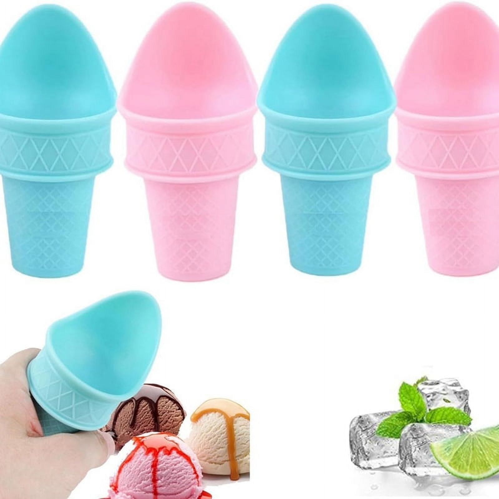 Ice Cream and Popsicle Tool Set Ice Cream Spoon, Reusable Mini Scoop ...