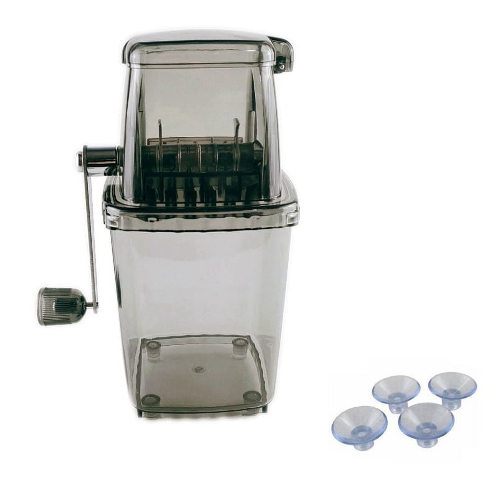 Ice Crusher Manual Rotary Ice Crusher Cocktails Machine Ice-Cube ...