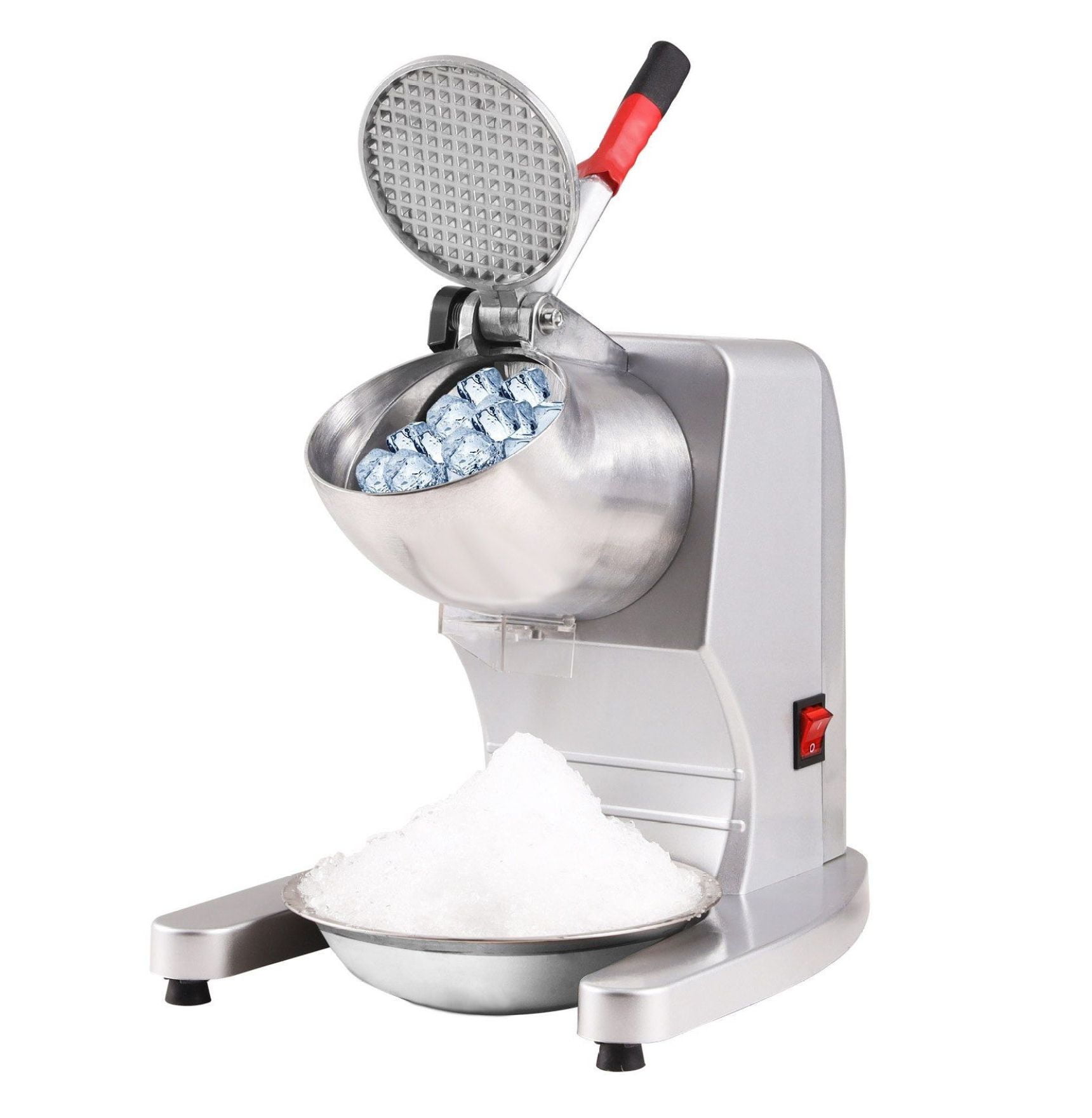 Ice Crushers Machine, 220lbs Per Hour Electric Snow Cone Maker with 4 ...